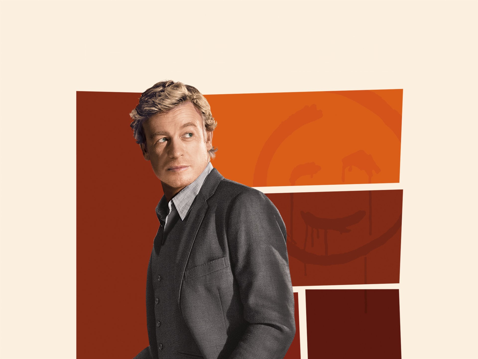 Download Simon Baker Patrick Jane TV Show The Mentalist HD Wallpaper