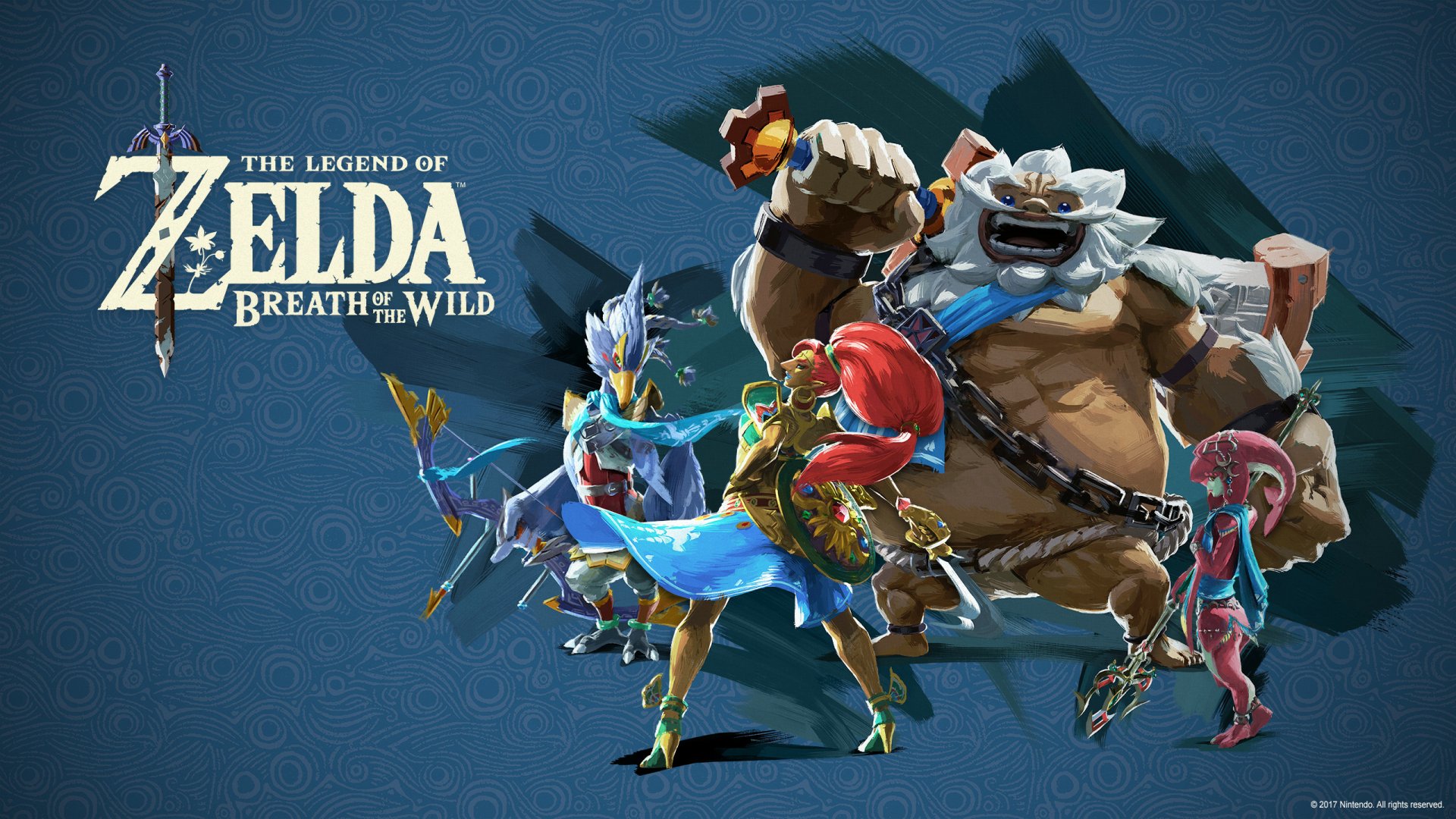 Champions of Hyrule — Breath of the Wild 2K Wallpaper