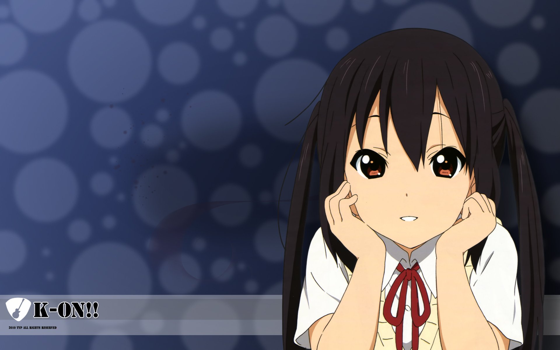 K-ON! Anime HD Wallpaper – Azusa’s Thoughtful Moment | 1920x1200 ...