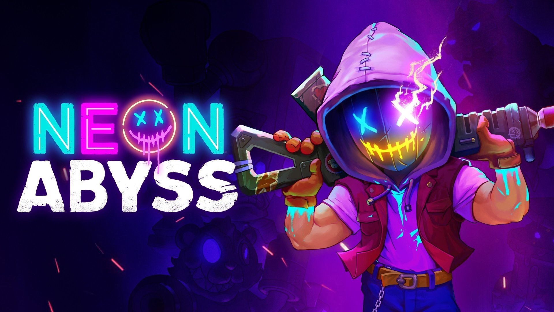 Download Video Game Neon Abyss 4k Ultra HD Wallpaper