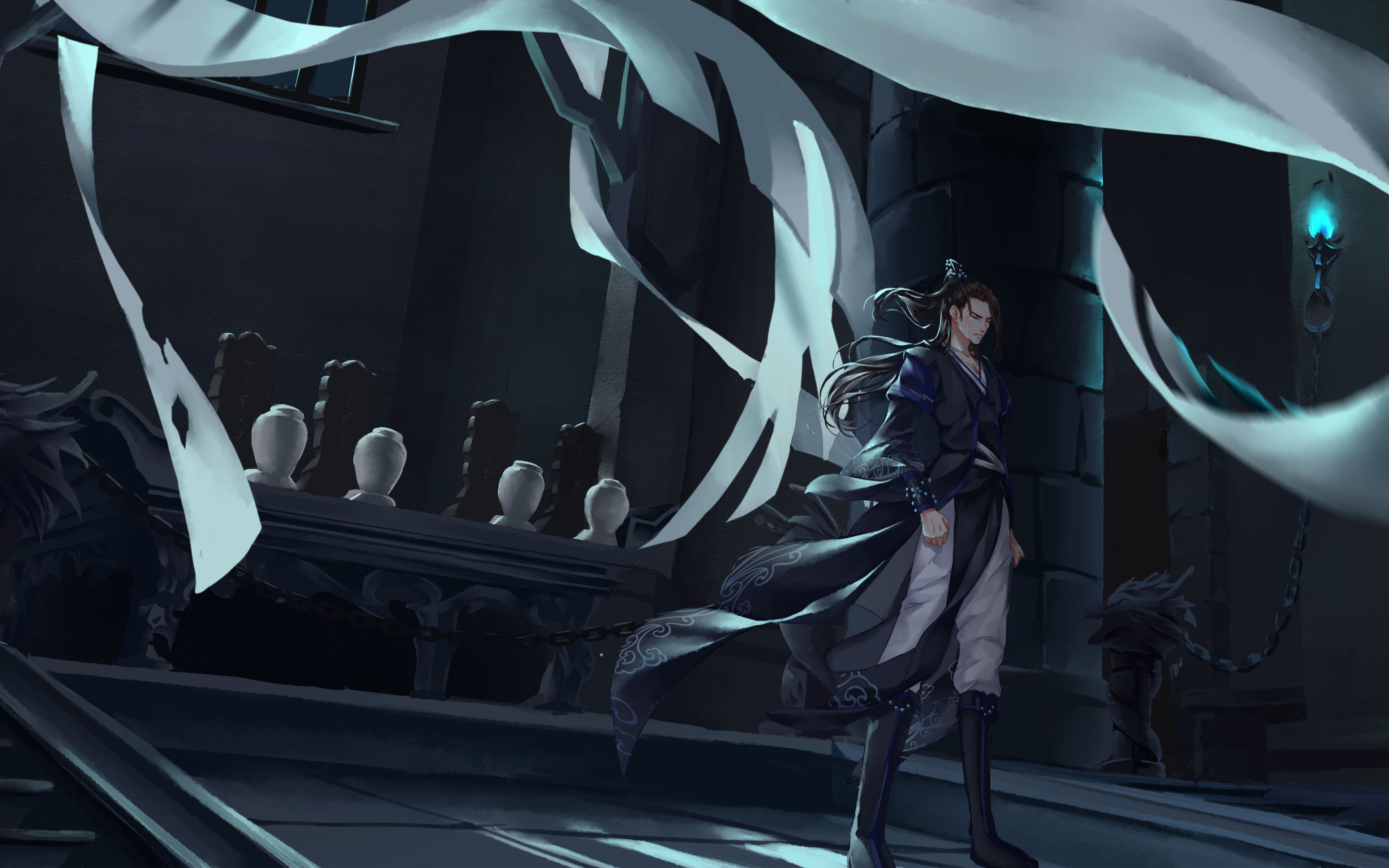 Tian Guan Ci Fu 4k Ultra HD Wallpaper