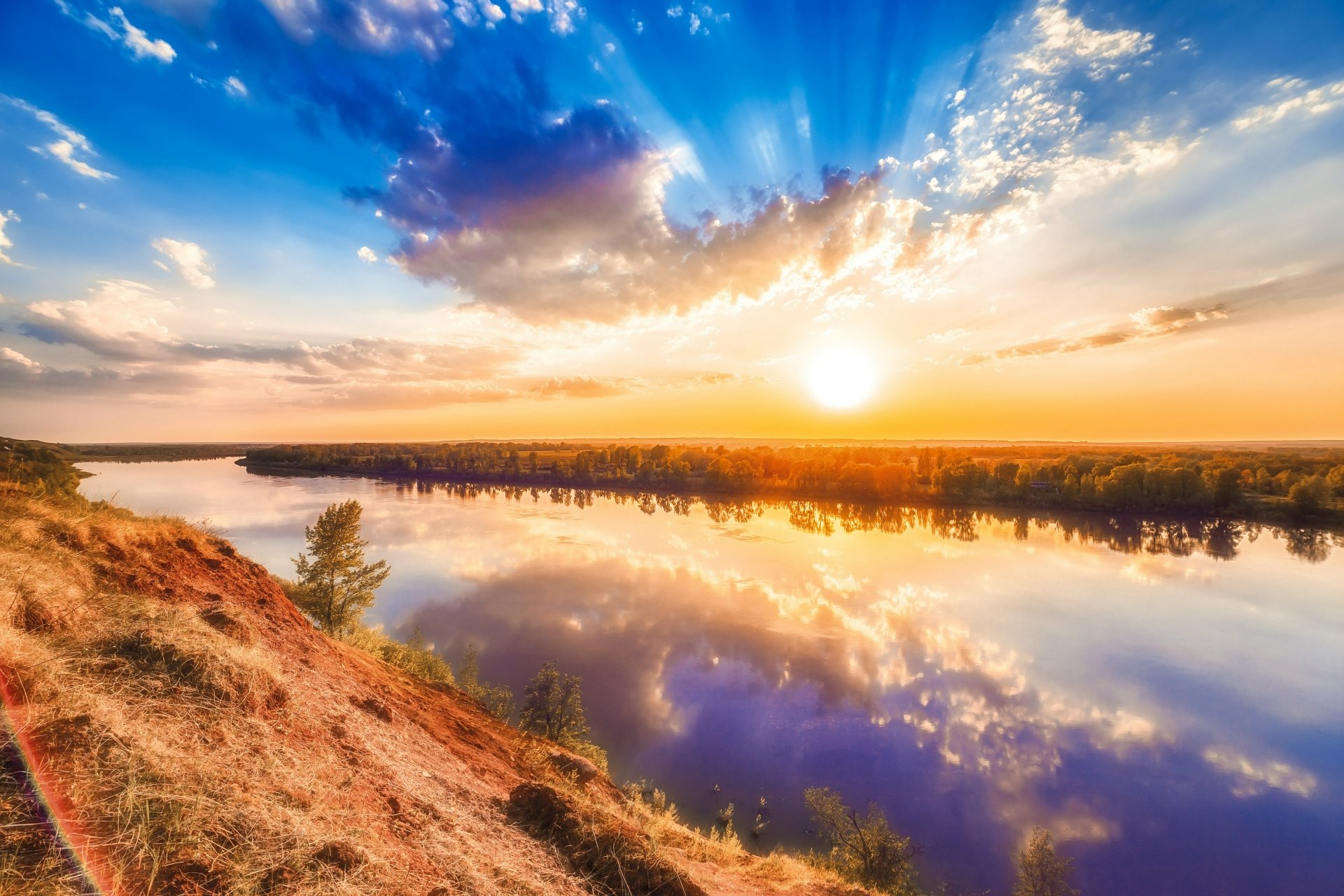 Download Water Outdoor Landscape Nature Sunset HD Wallpaper by Nikitin ...