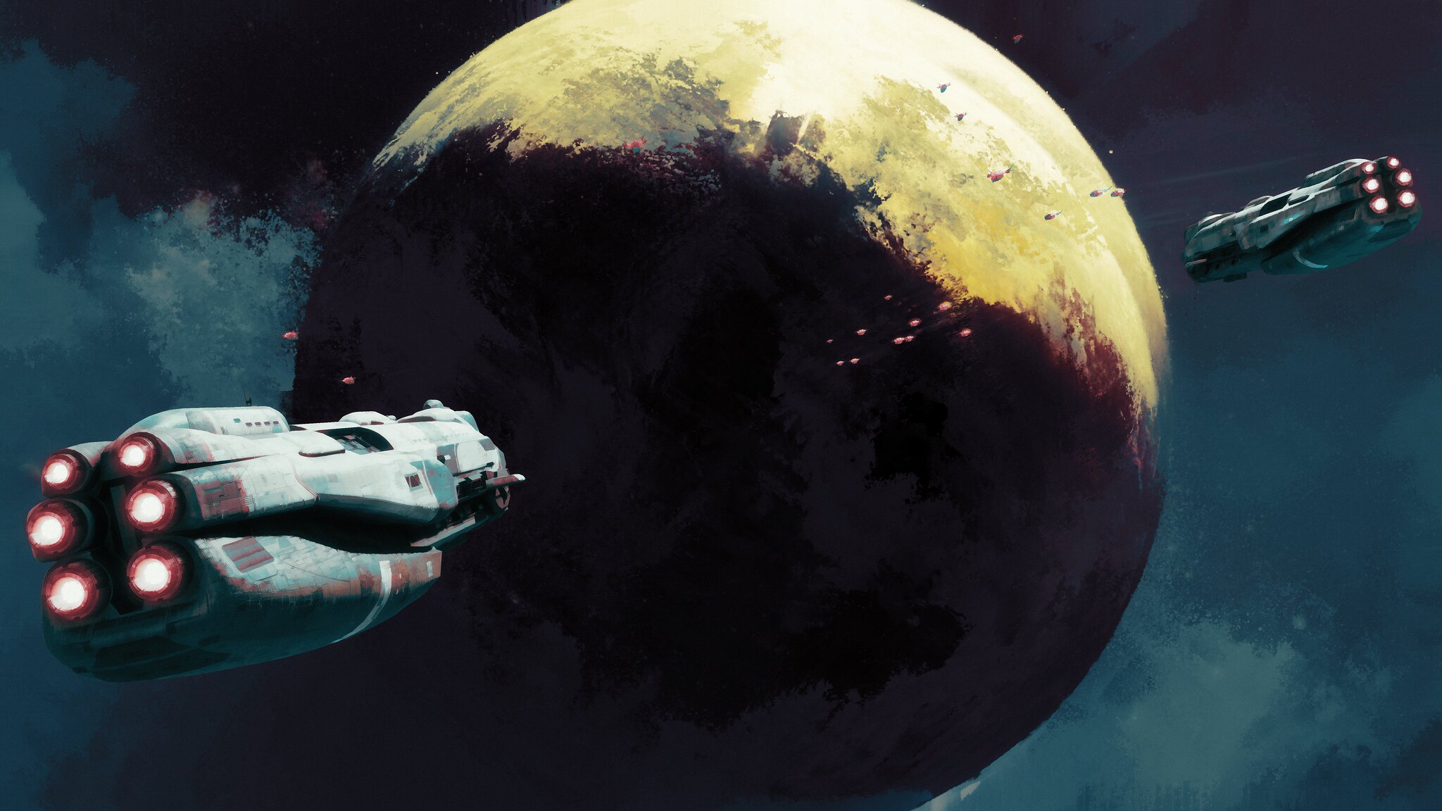 Download Spaceship Planet Video Game Titanfall 2 HD Wallpaper