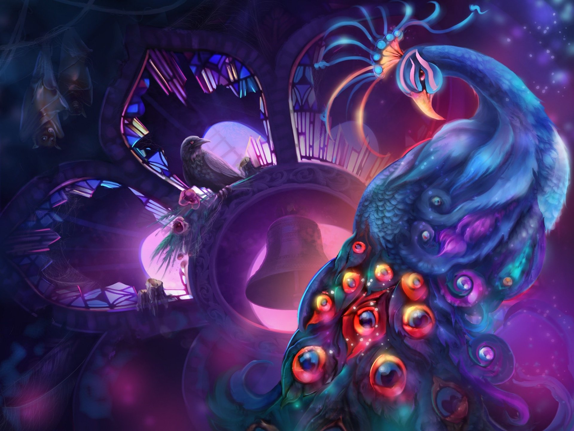 Download Fantasy Bird HD Wallpaper