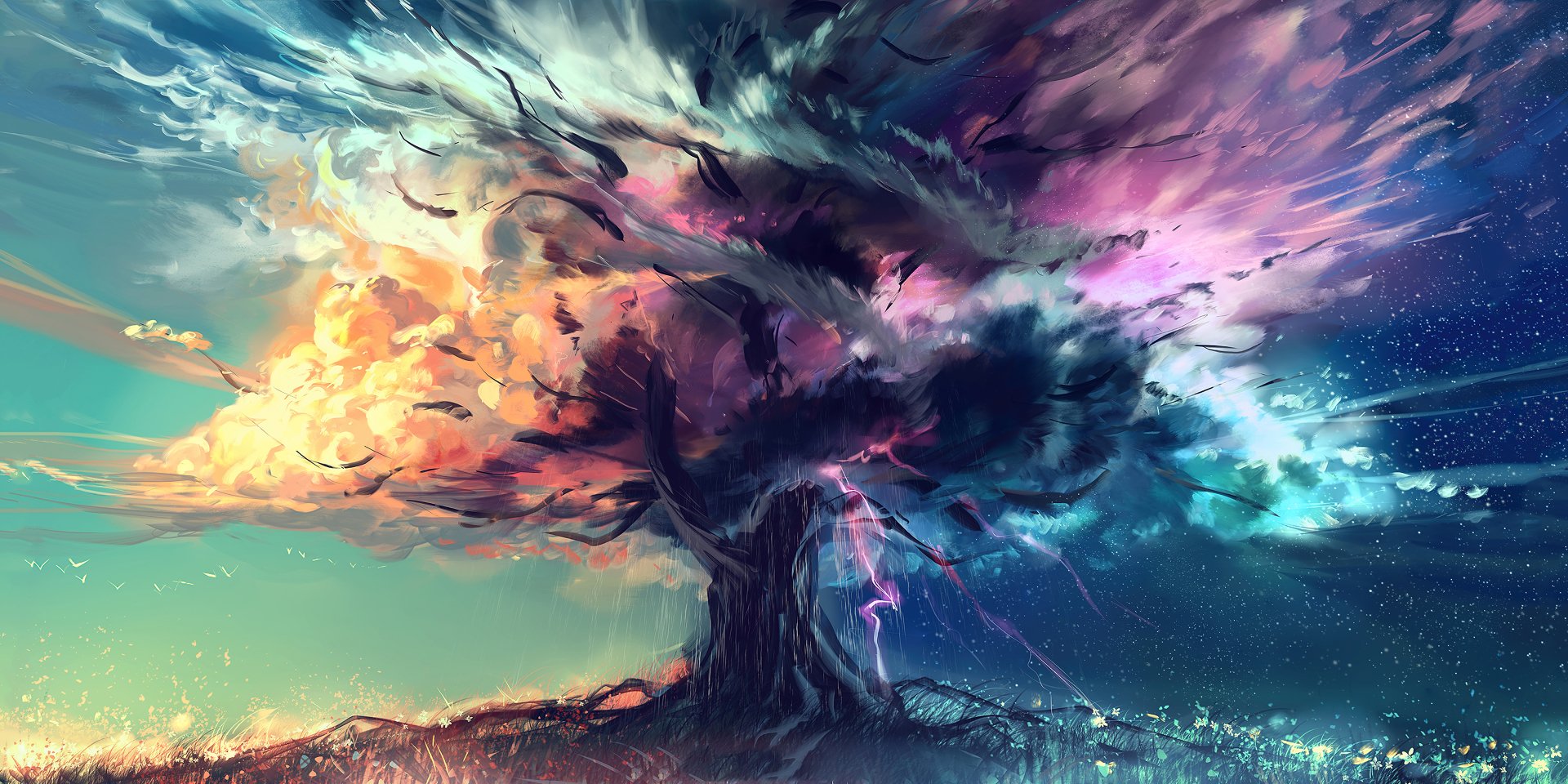 Download Artistic Tree HD Wallpaper by Yuumei