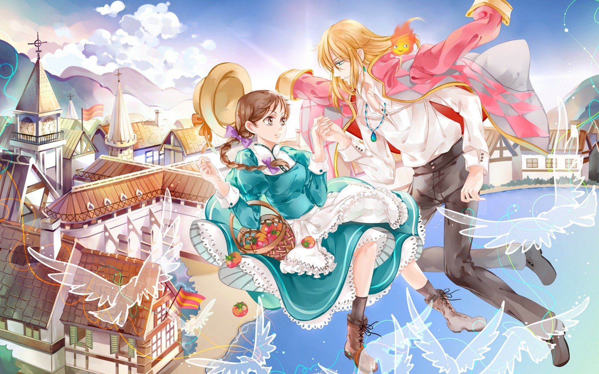 Download Calcifer (Howl's Moving Castle) Sophie Hatter Howl Jenkins ...