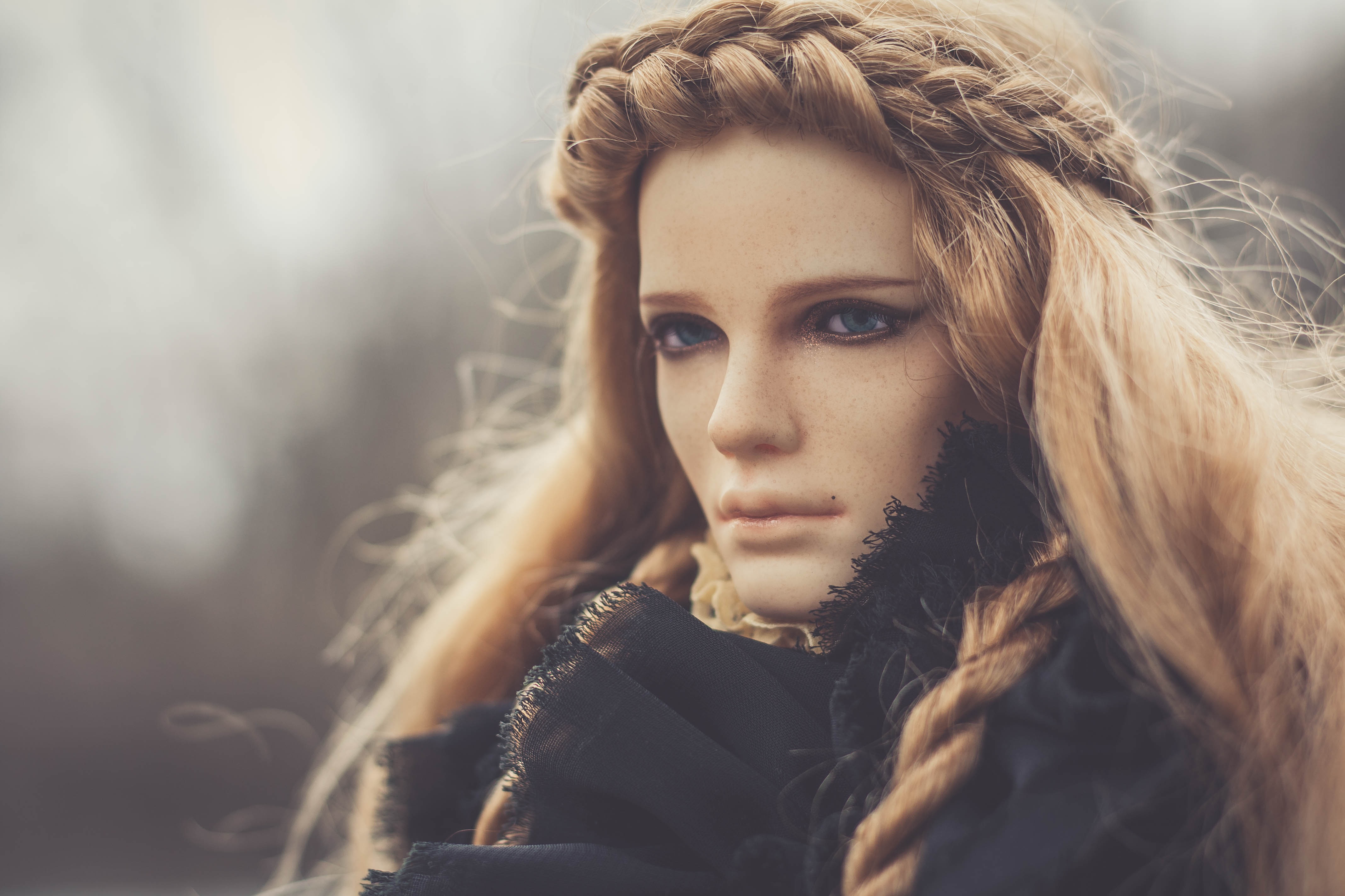 Download Redhead Face Woman Model 4k Ultra HD Wallpaper