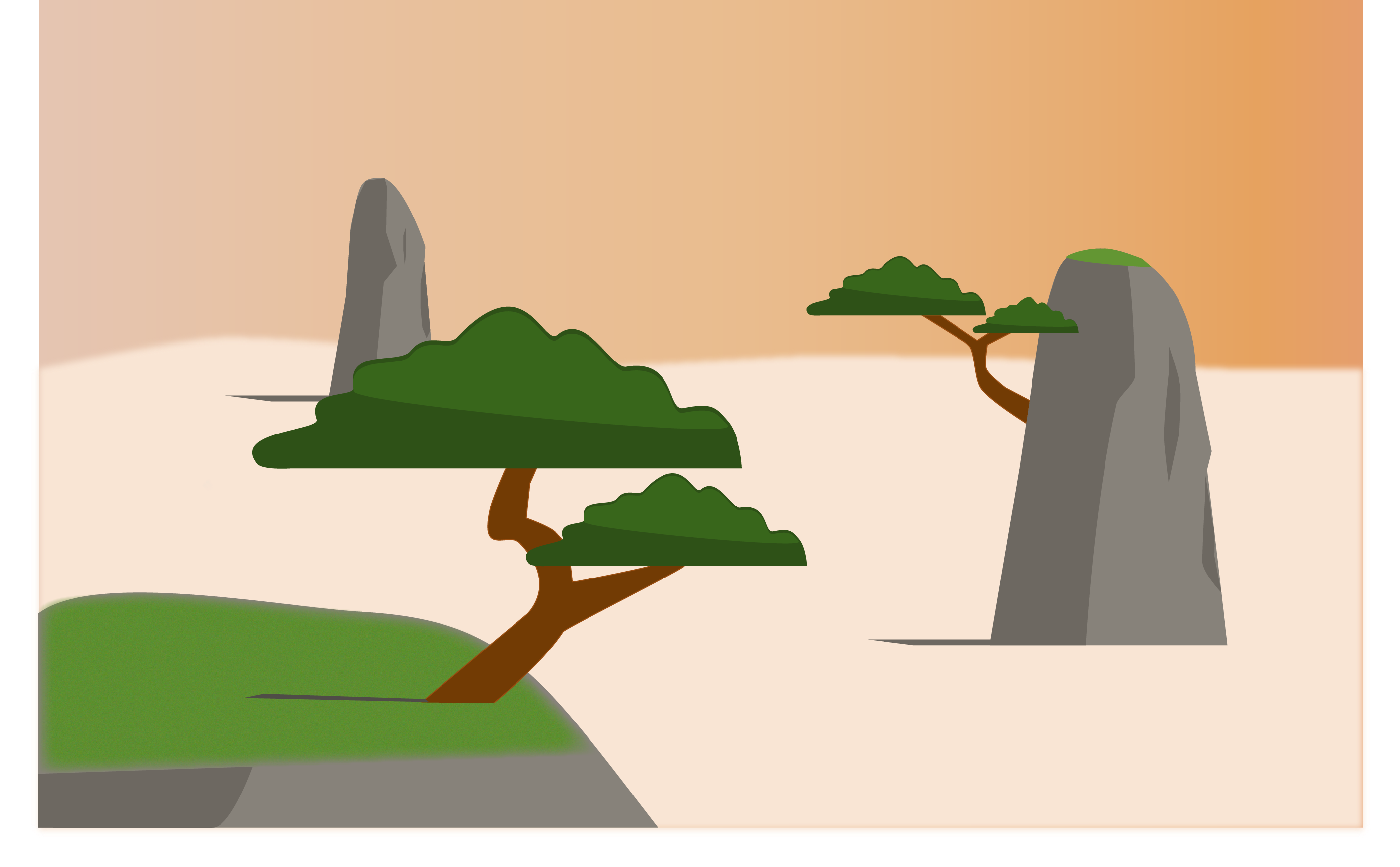 Ancient stone forest by WiTeGeinstein