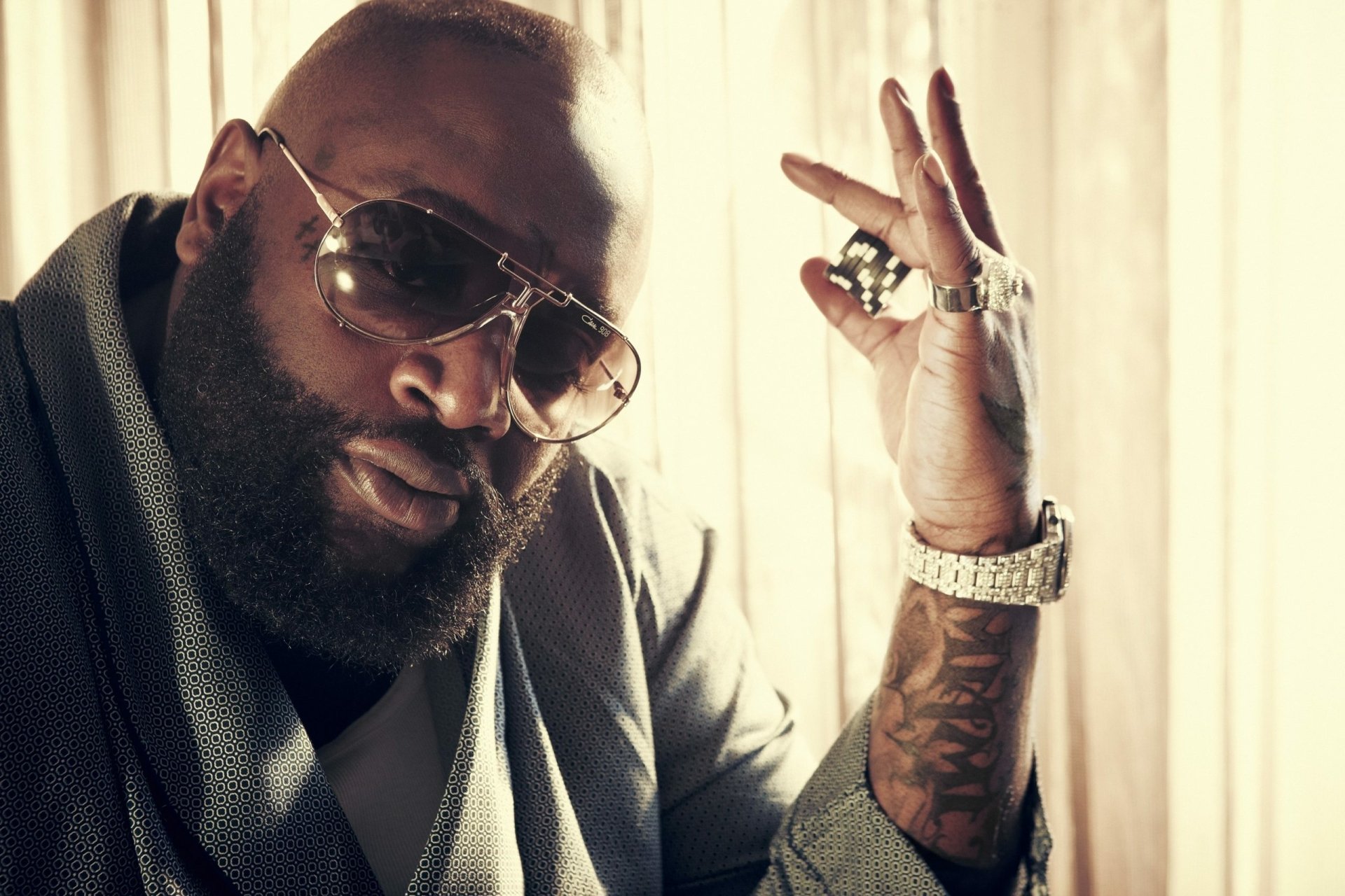Rick Ross HD Cool Pose Wallpaper