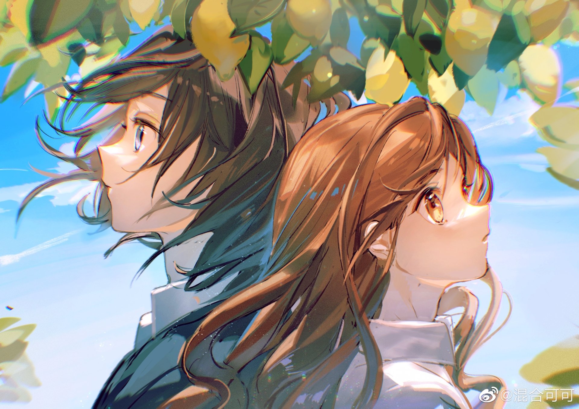 Hori-san & Miyamura-kun HD Anime Wallpaper – Izumi & Kyouko in Autumn ...