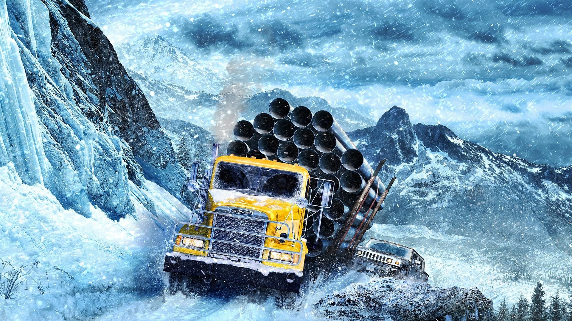 SnowRunner HD Wallpaper: Off-Road Truck Adventure