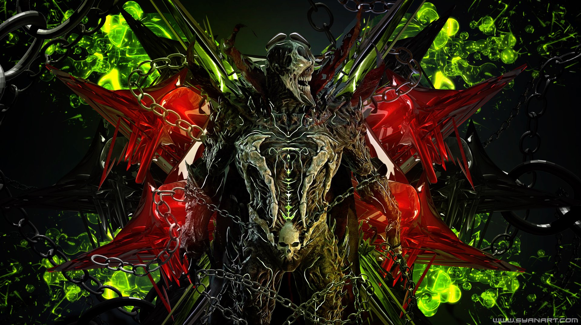 Mortal Kombat Spawn by SyanArt