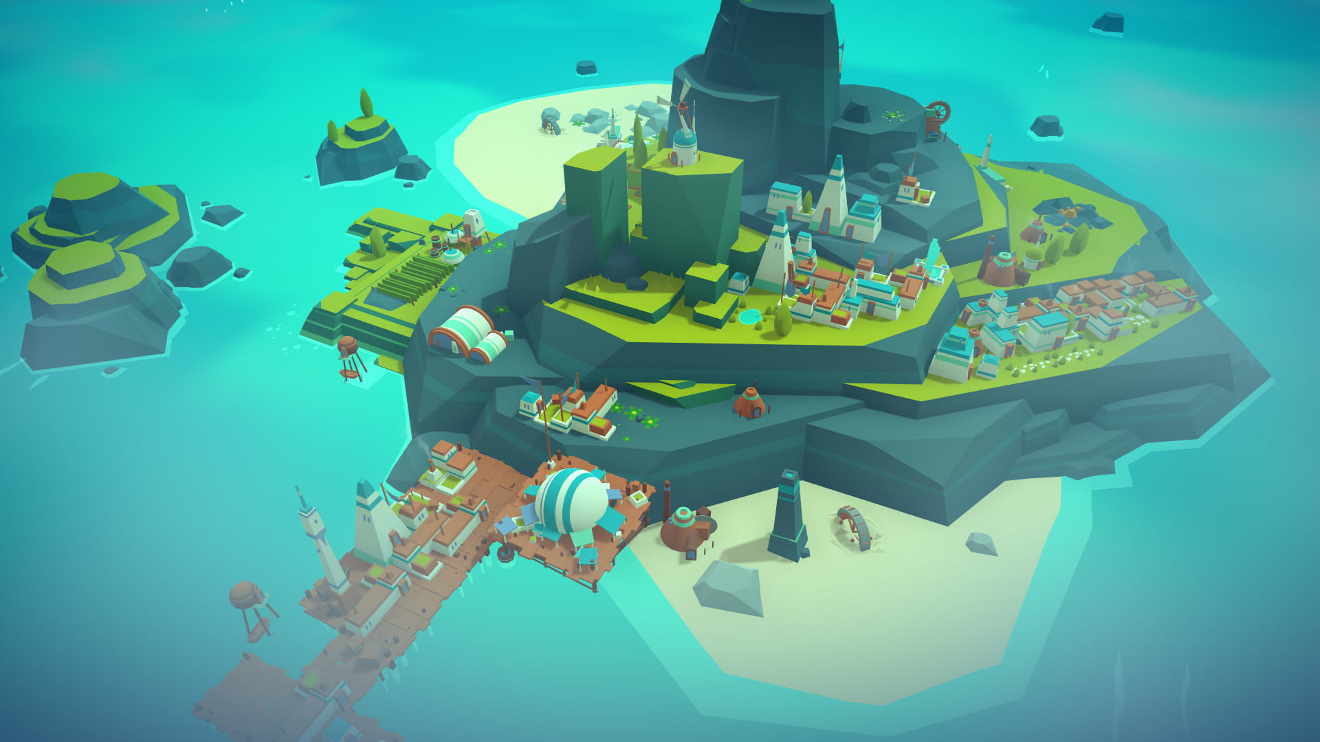 Video Game ISLANDERS HD Wallpaper