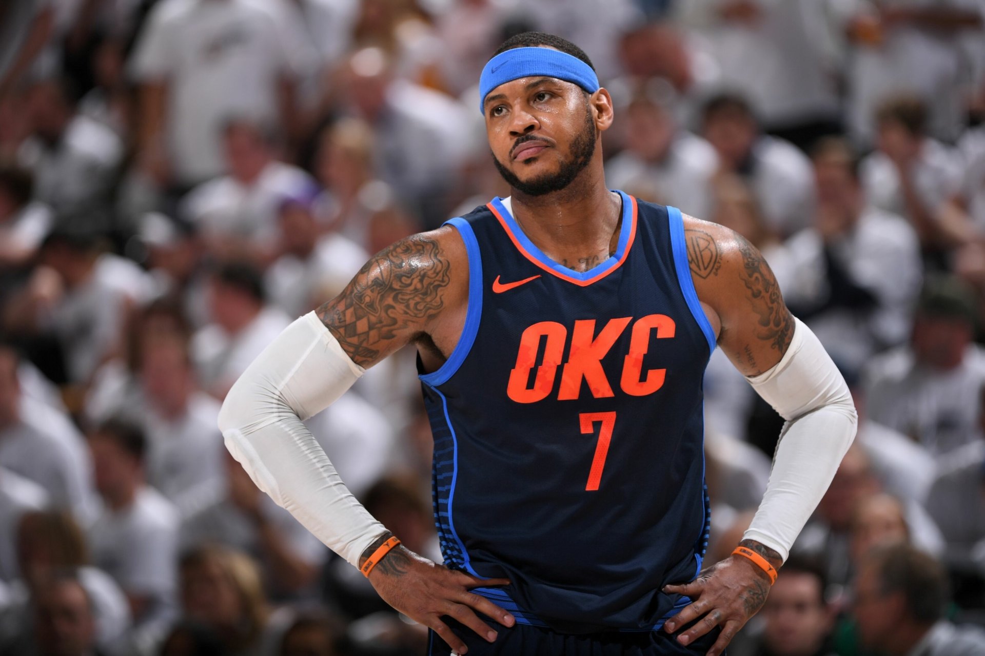 OKC Basketball Player HD Wallpaper