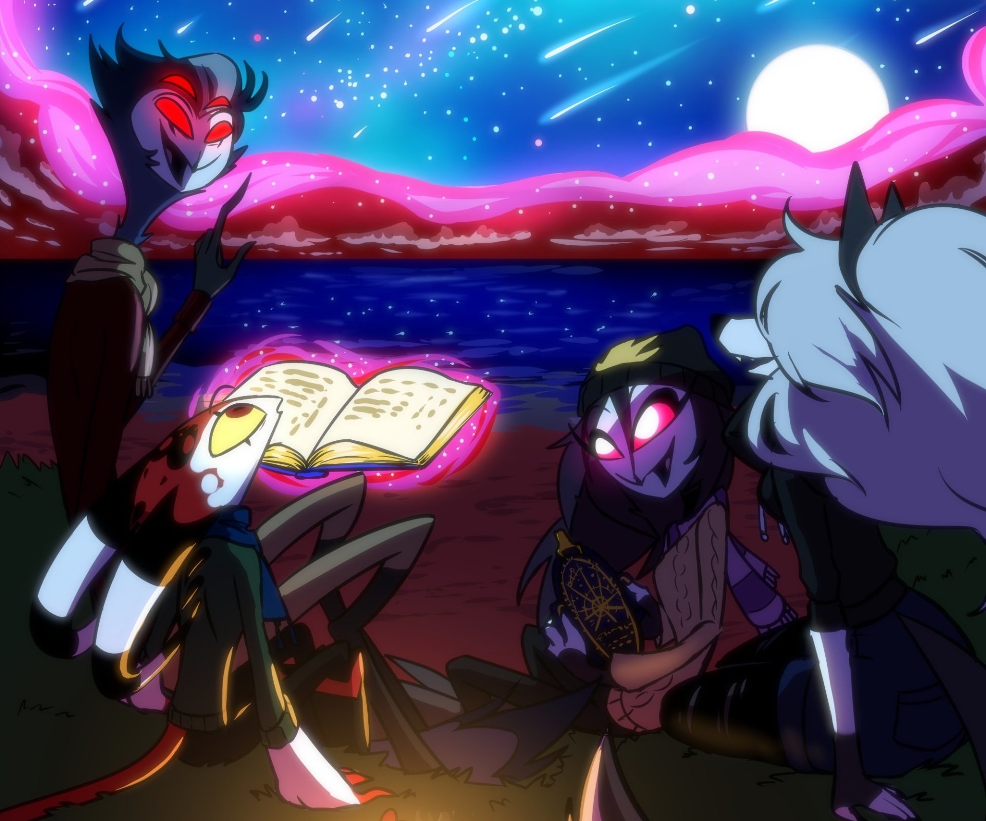 Download Blitzo (Helluva Boss) Stolas (Helluva Boss) Octavia (Helluva Boss) Loona (Helluva Boss ...