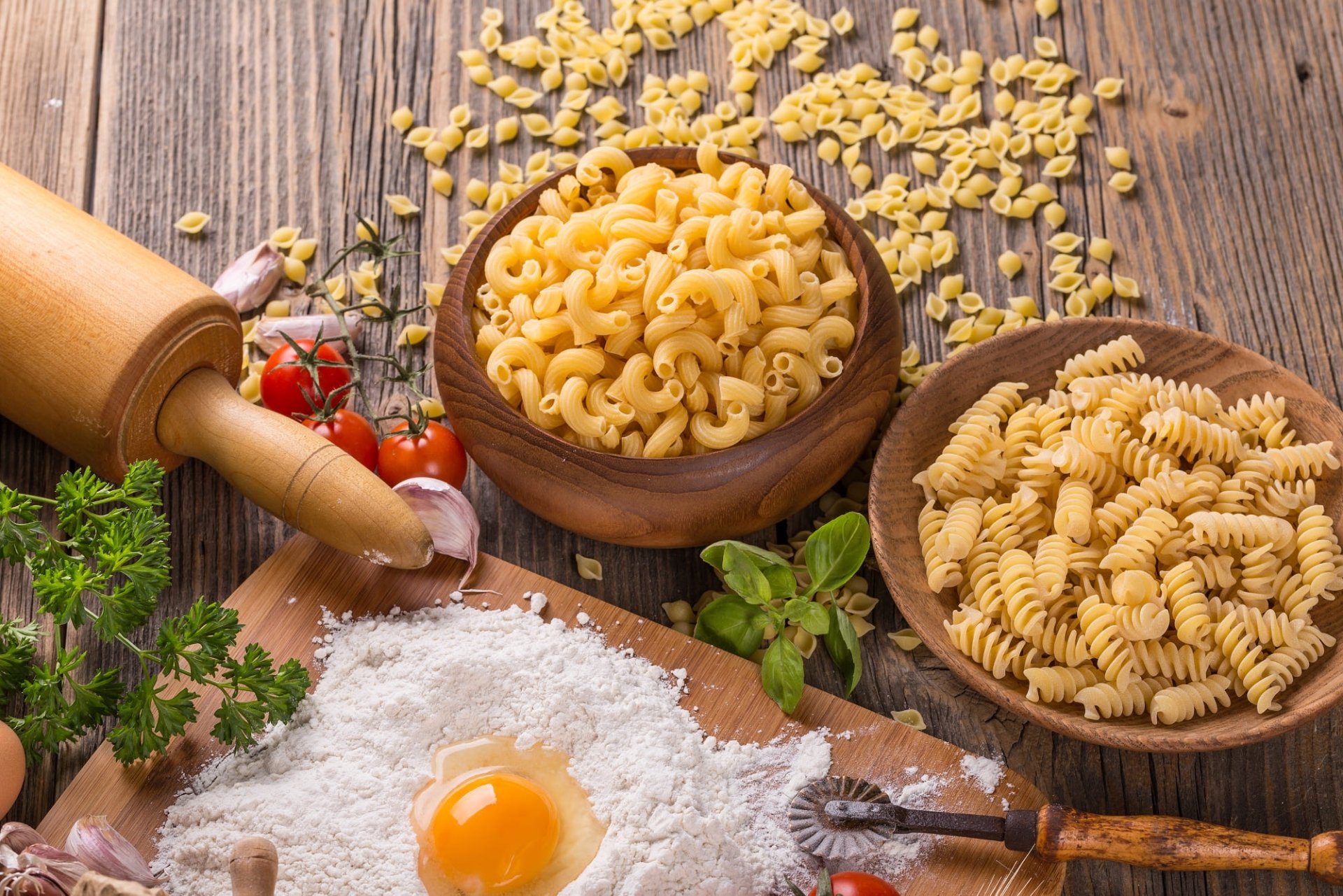 Download Still Life Food Pasta HD Wallpaper