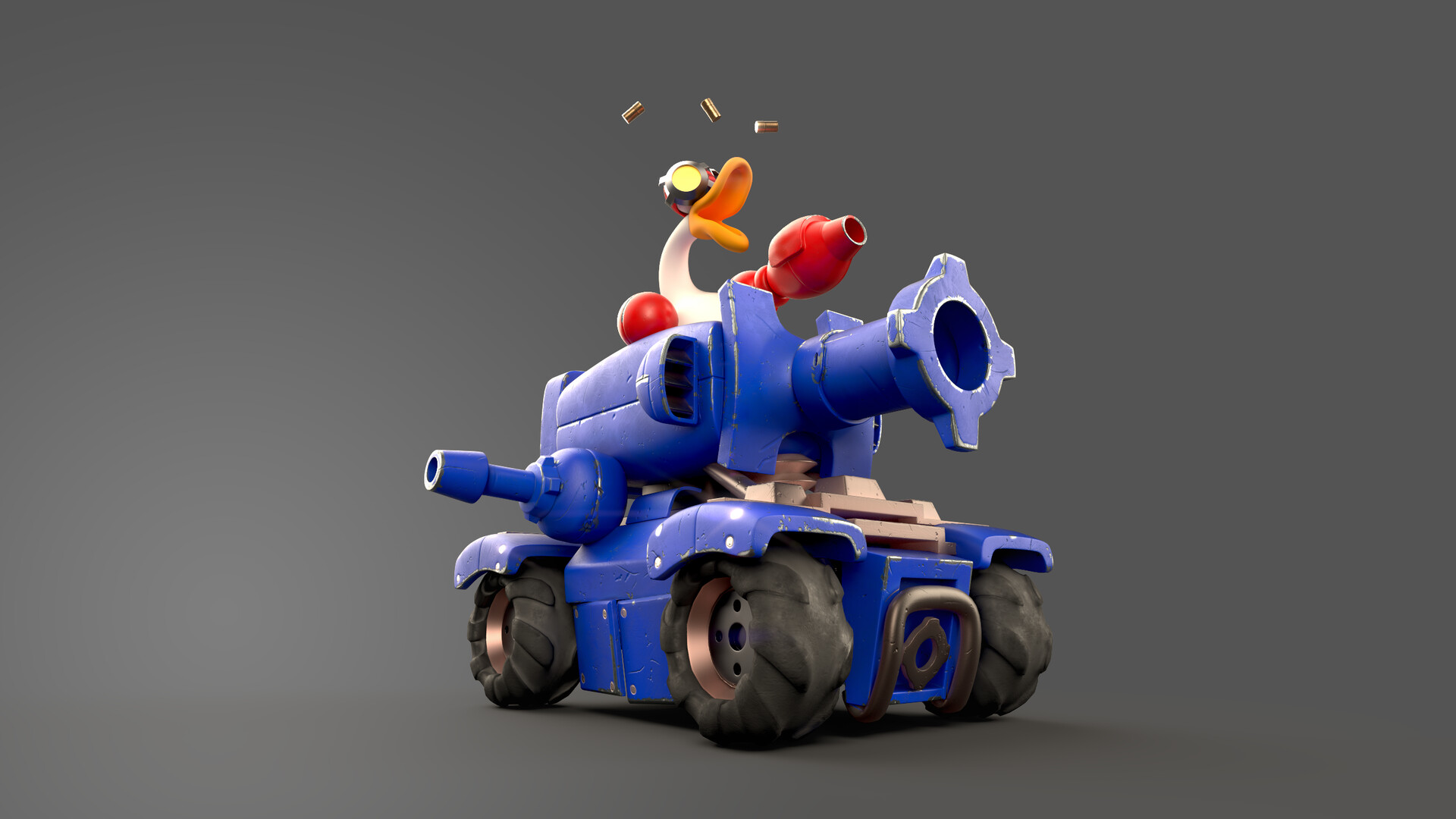 Mighty Goose Action-Packed HD Wallpaper