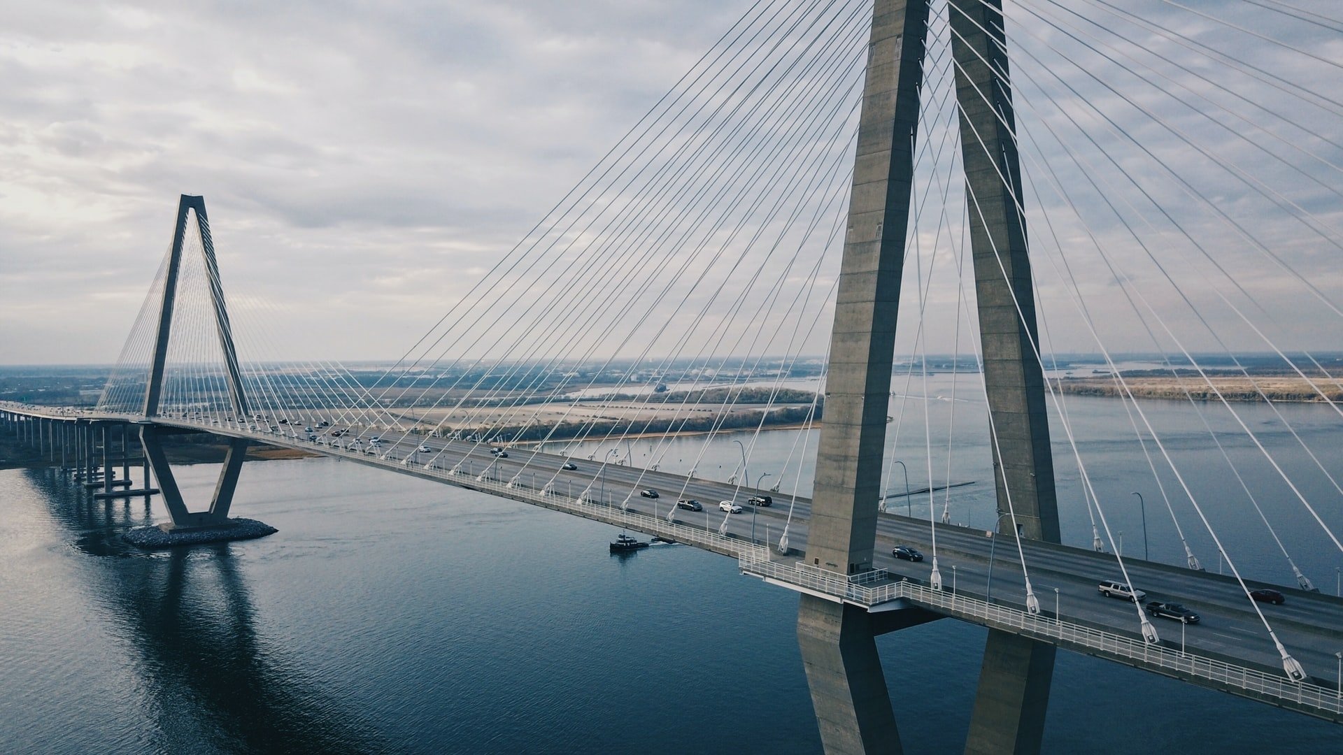 Majestic Cable-Stayed Bridge — HD Man-Made Wallpaper | 1920x1080 ...