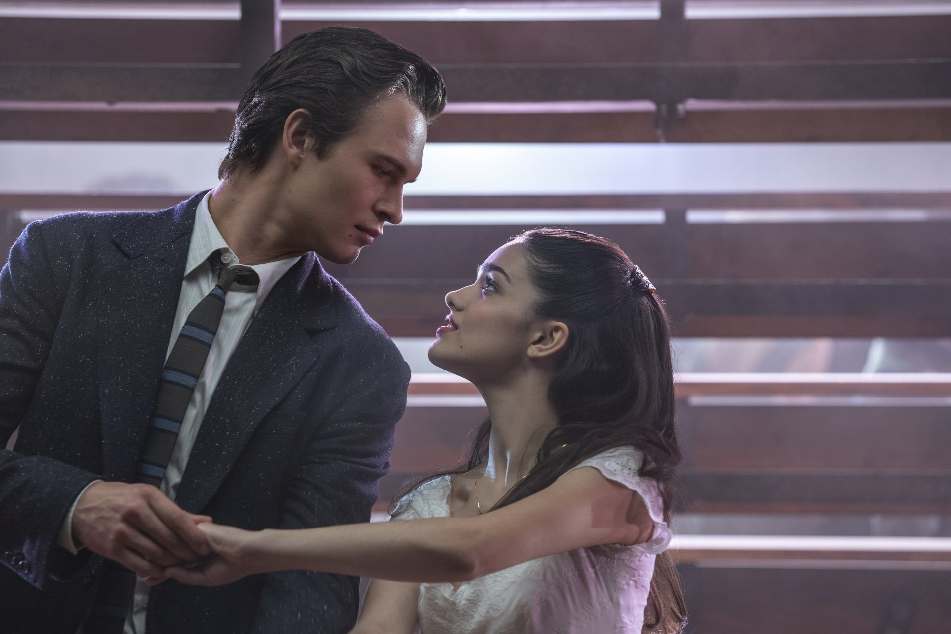 Download Ansel Elgort Rachel Zegler Movie West Side Story (2021) 4k Ultra HD Wallpaper