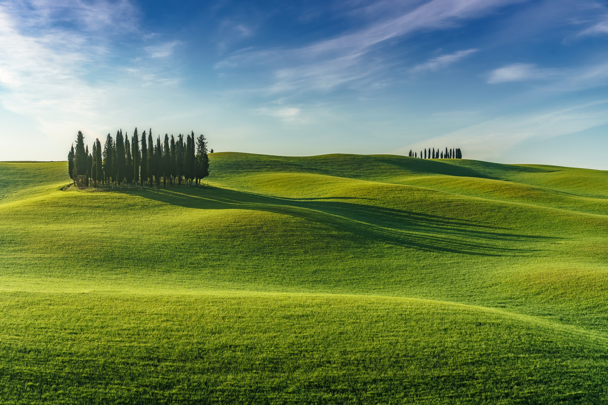 Download Grassland Greenery Hill Nature Landscape HD Wallpaper