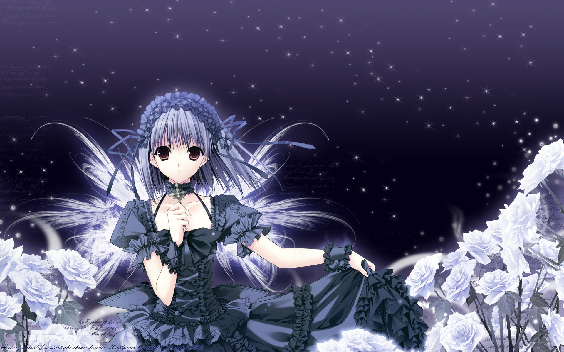 HD Wallpaper of an Enchanting Anime Angel