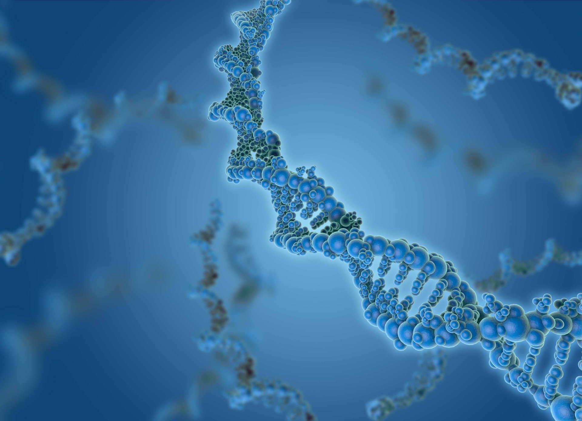 Download Artistic DNA Structure HD Wallpaper