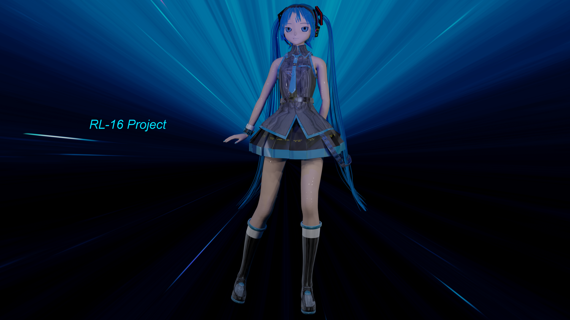 Hatsune Miku Blender Miku Night by RL-16 Project