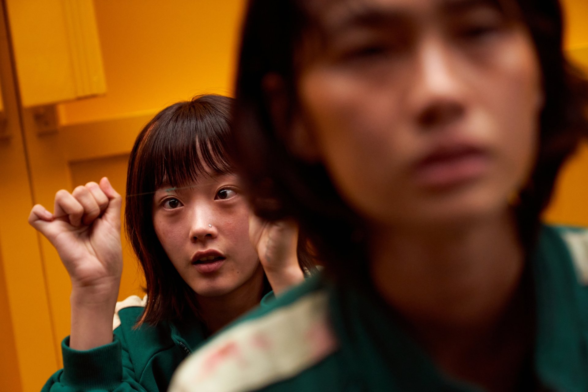 Squid Game 4K Ultra HD Wallpaper – Intense TV Show Moment Capture