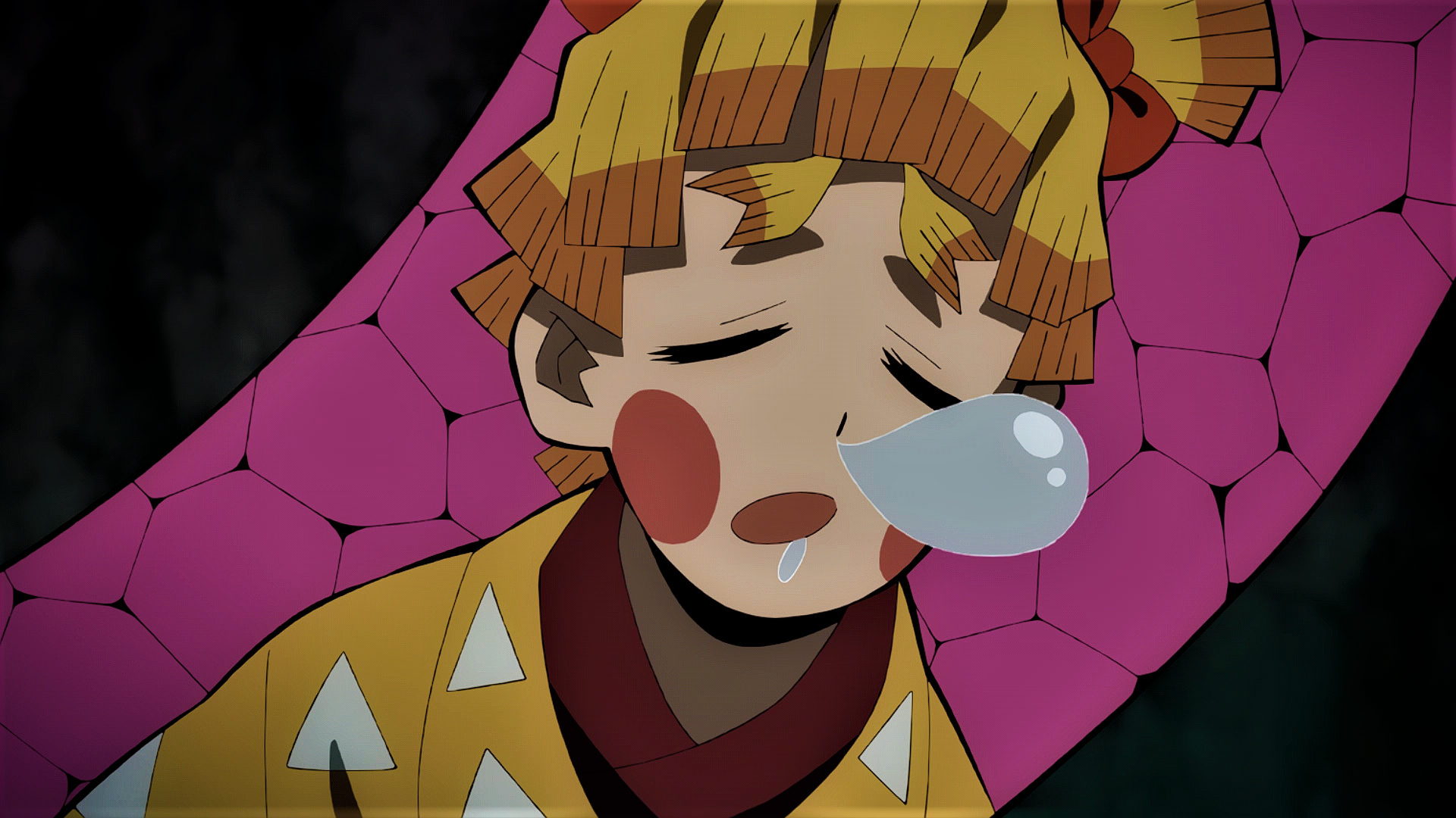 Zenitsu Agatsuma Funny Face Funniest Anime Character Facial Reactions