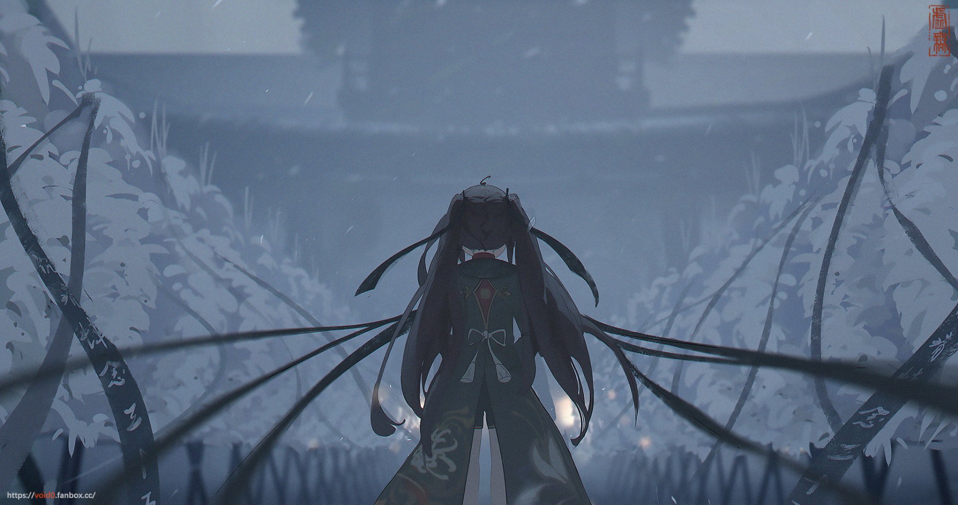 Hu Tao Genshin Impact HD Wallpaper – Elegant Video Game Art by void_0 ...