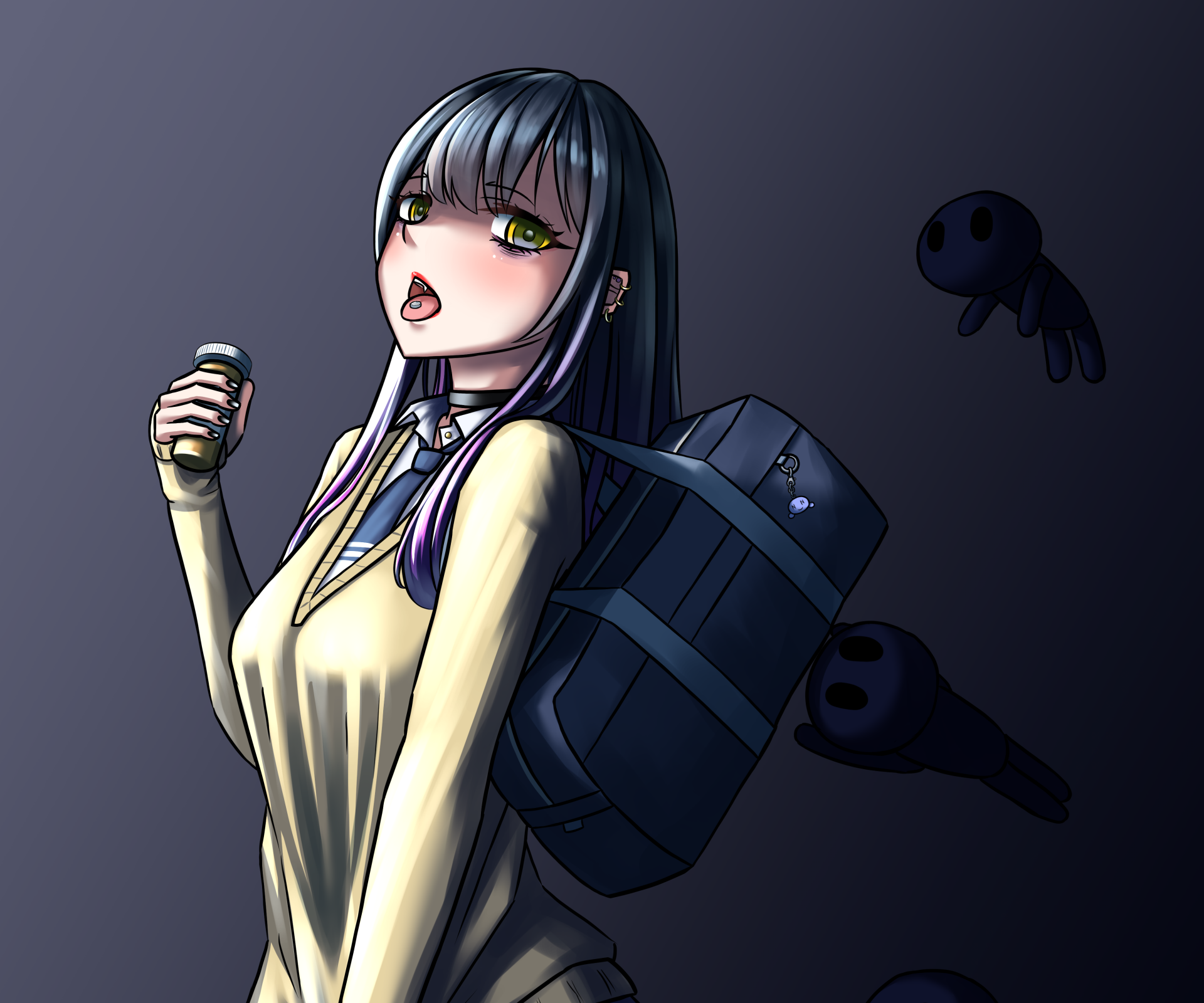 Download Miko Yotsuya Anime Mieruko-chan 4k Ultra HD Wallpaper