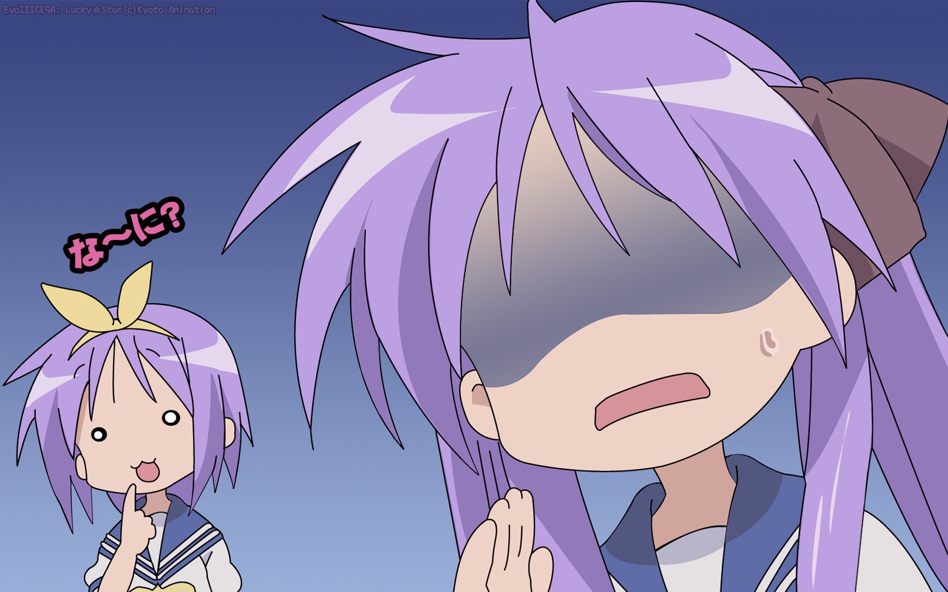 Lucky Star HD Wallpaper — Konata’s Oh‑No Moment | 1920x1200 | Wallpaper ...