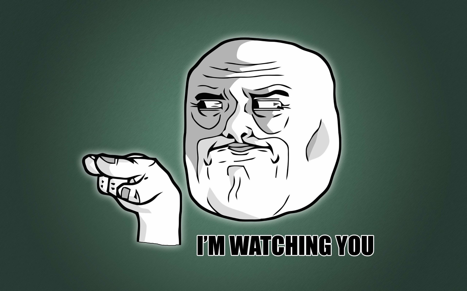 I'm Watching You Meme HD Desktop Wallpaper