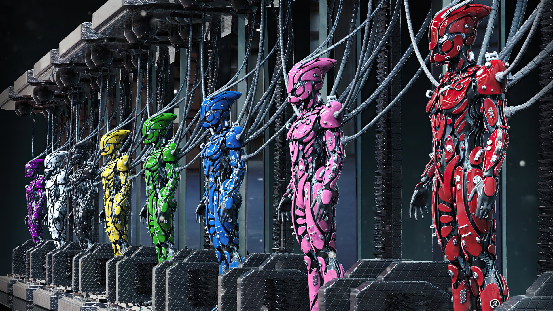 Download Sci Fi Robot 4k Ultra HD Wallpaper by Adam Milicevic