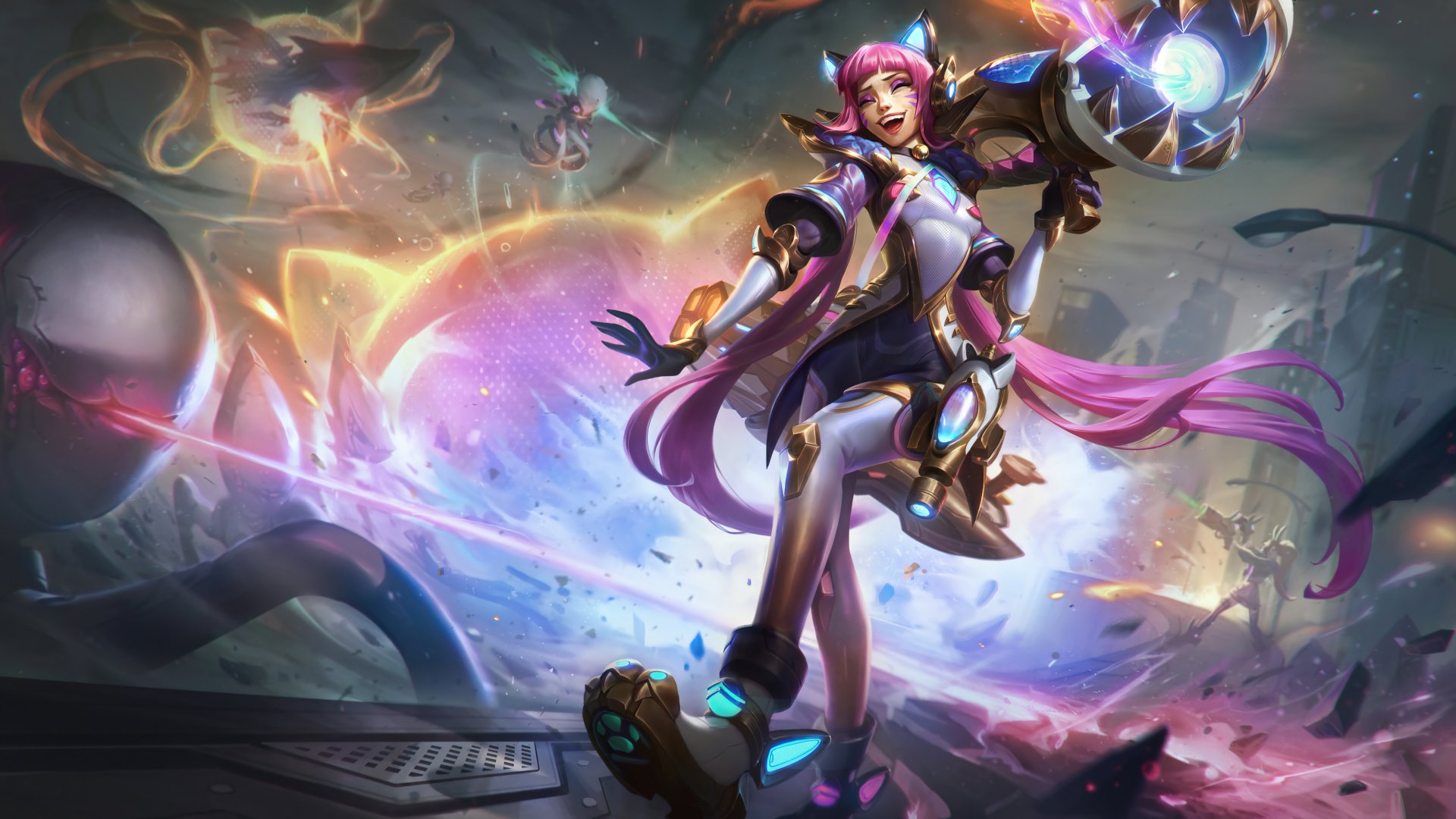 Jinx Unleashed: 8K Ultra HD League of Legends Epic Wallpaper