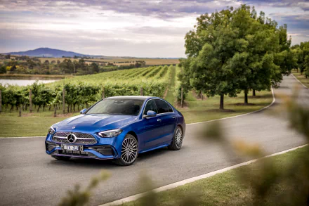 Mercedes-Benz C300 AMG Line - Desktop Wallpapers, Phone Wallpaper, PFP ...