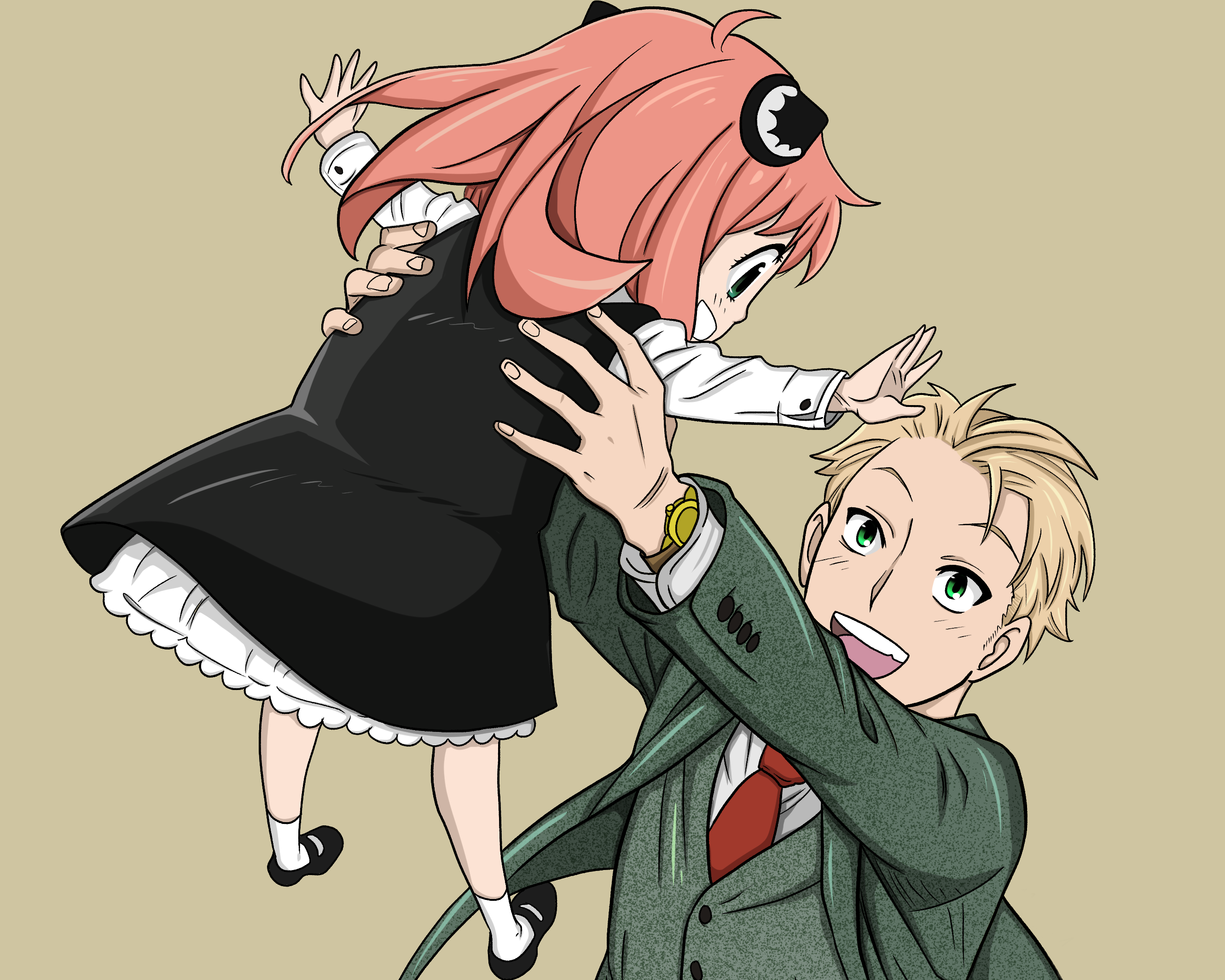 Download Loid Forger Anya Forger Anime Spy X Family HD Wallpaper by ...