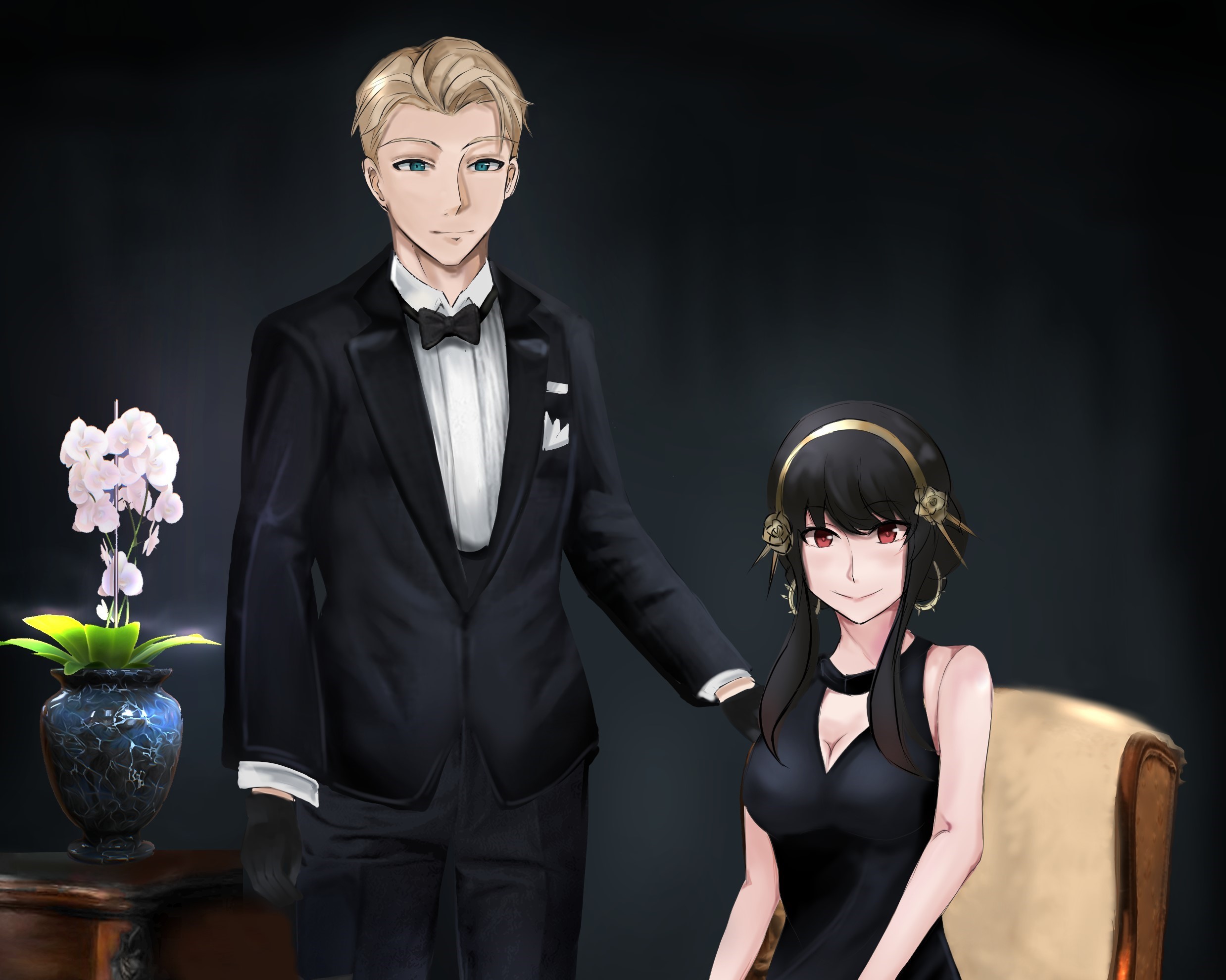 Download Yor Forger Loid Forger Anime Spy X Family HD Wallpaper by T@M@M0