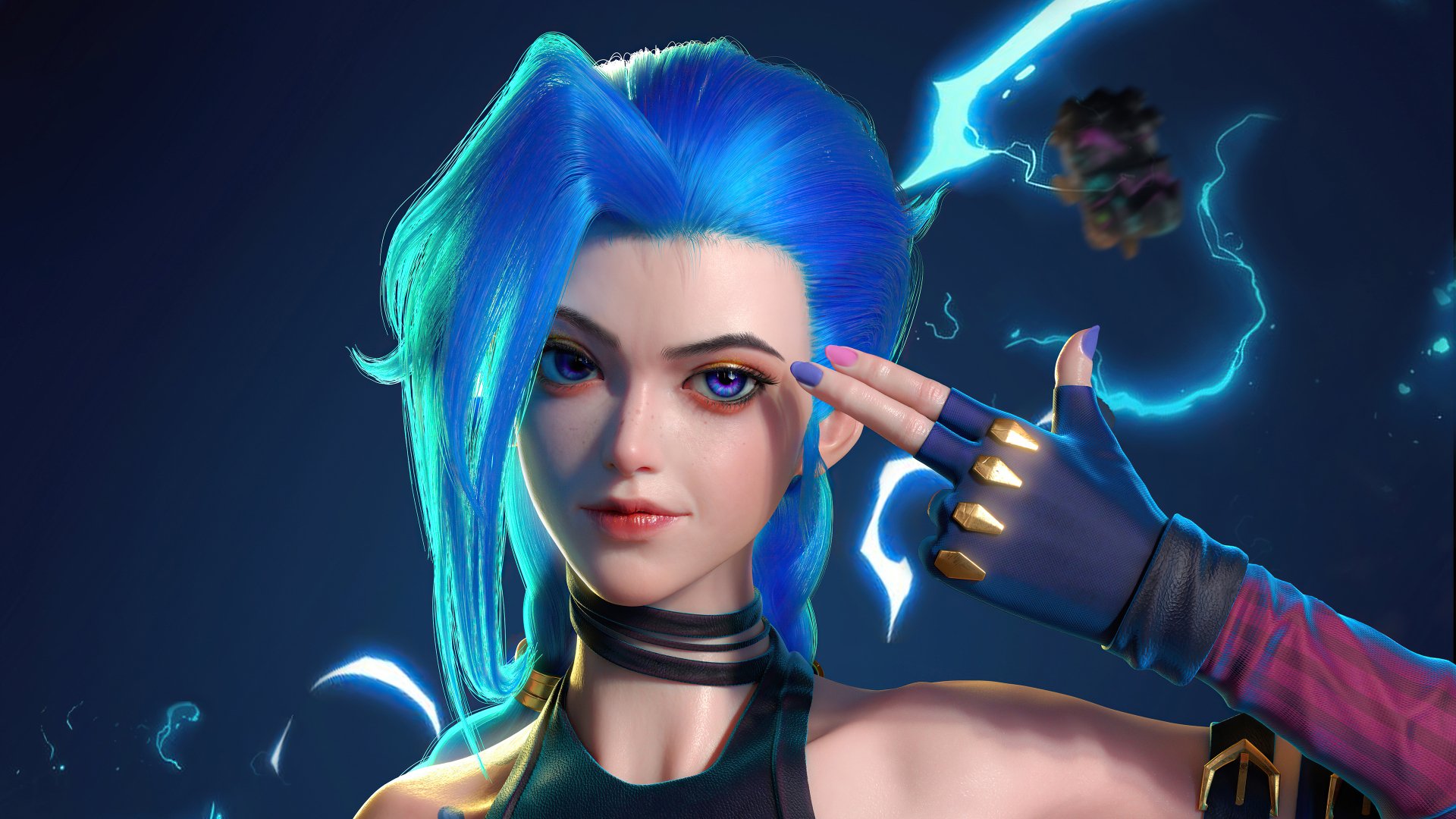 Jinx 4K Ultra HD Wallpaper – League of Legends Iconic Video Game ...