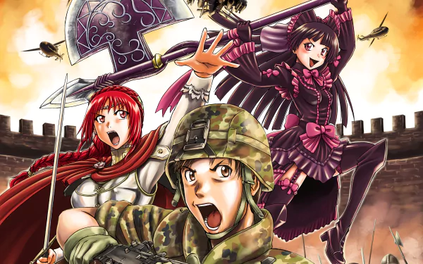 Gate Jieitai Kanochi Nite Kaku Tatakaeri by noerulb