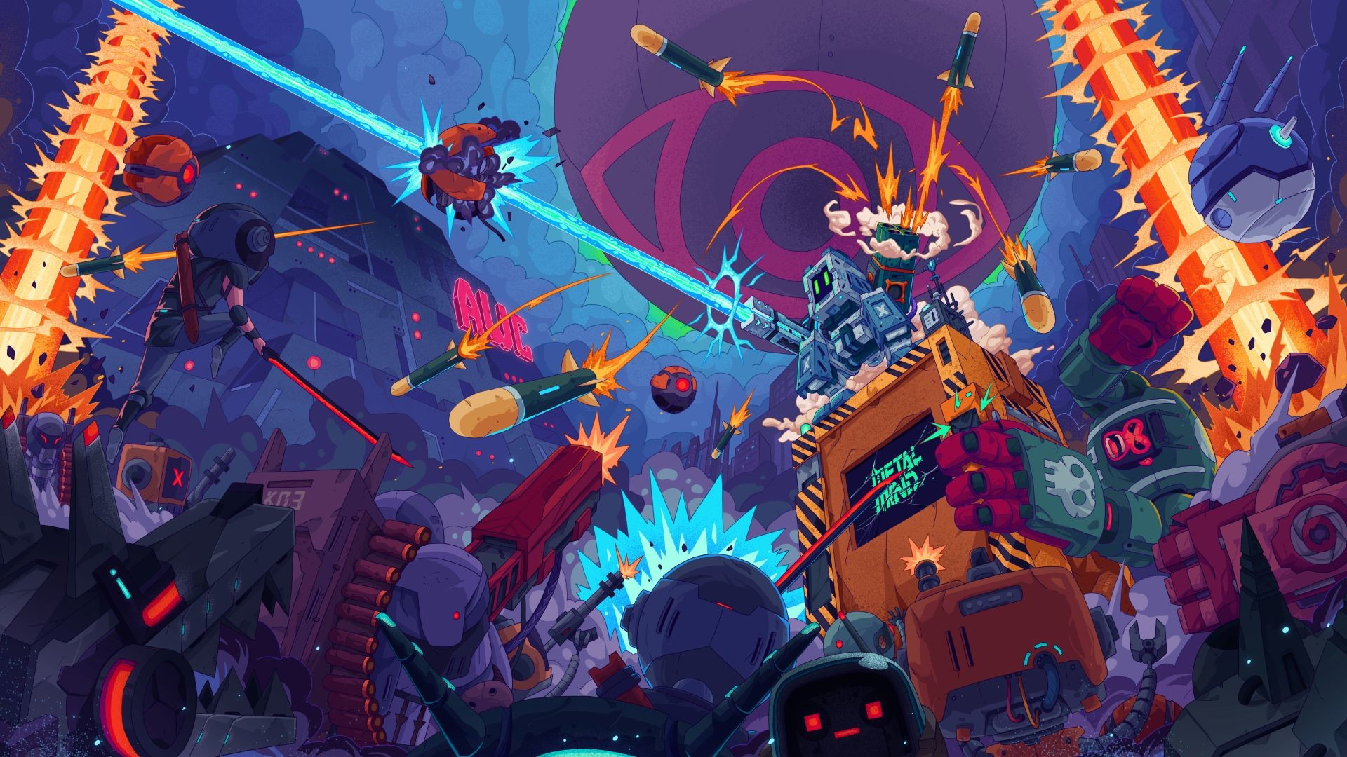 Download Video Game Metal Mind HD Wallpaper