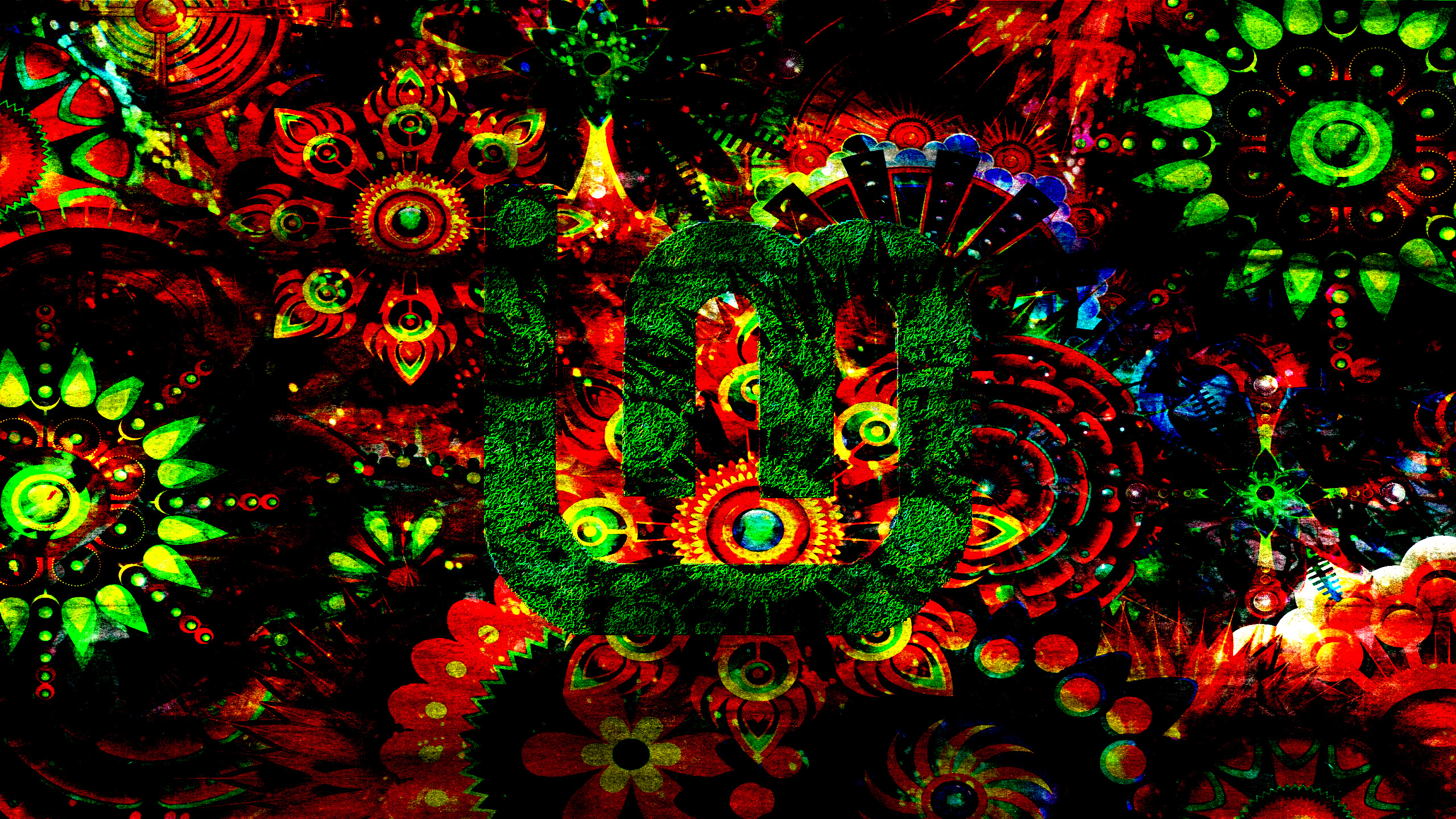 Mint Fractal Wallpaper