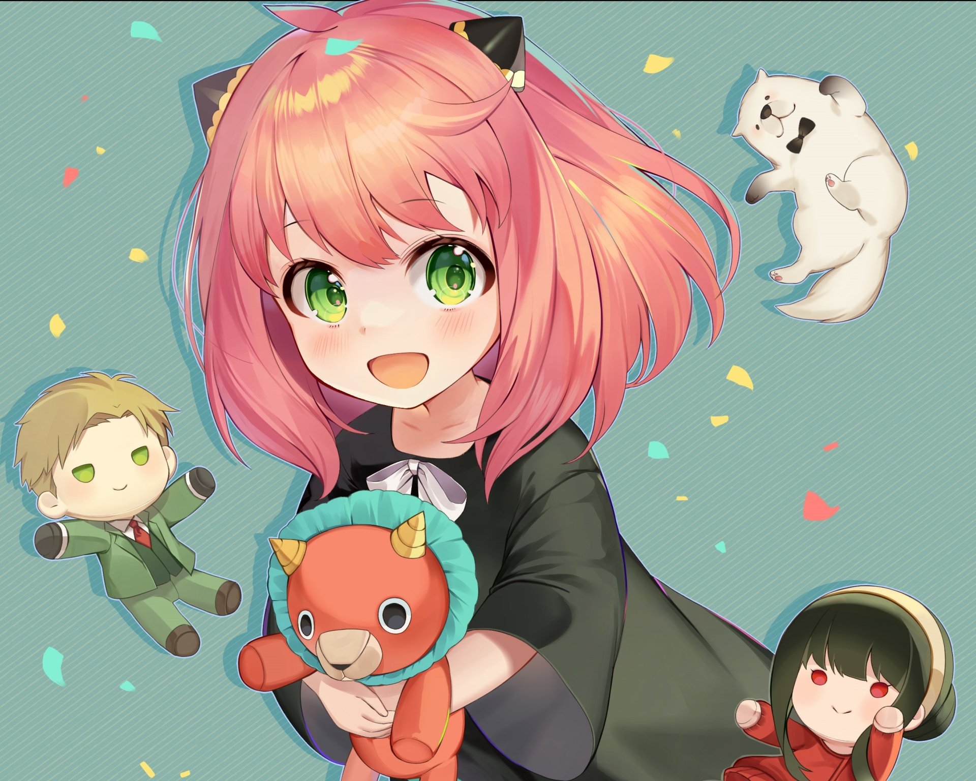 Anya Forger HD Wallpaper – Vibrant Spy x Family Anime Art