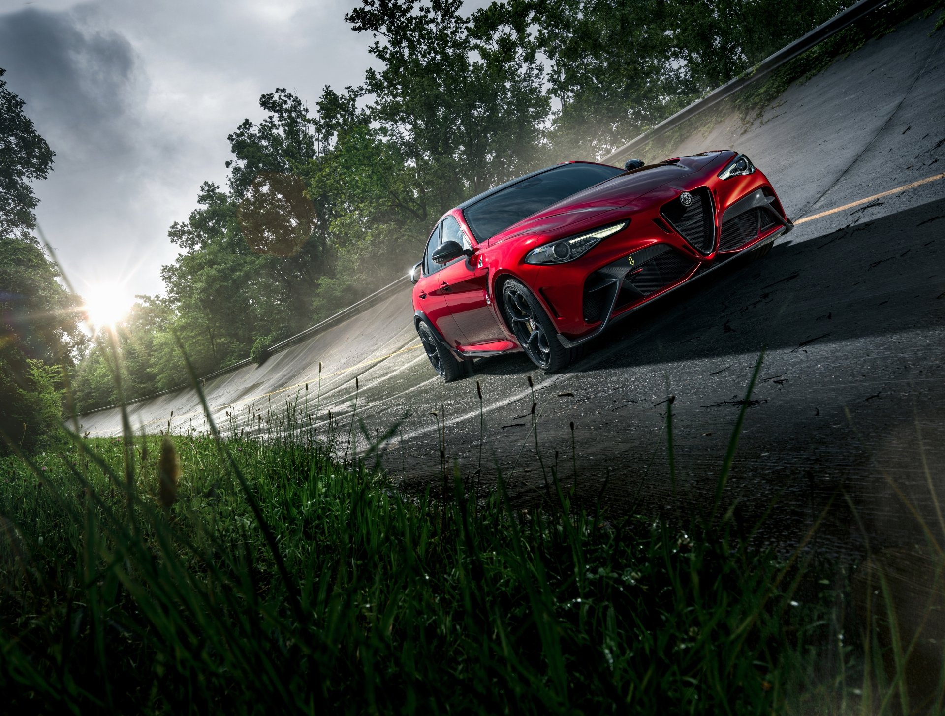 Download Vehicle Alfa Romeo Giulia GTA 4k Ultra HD Wallpaper