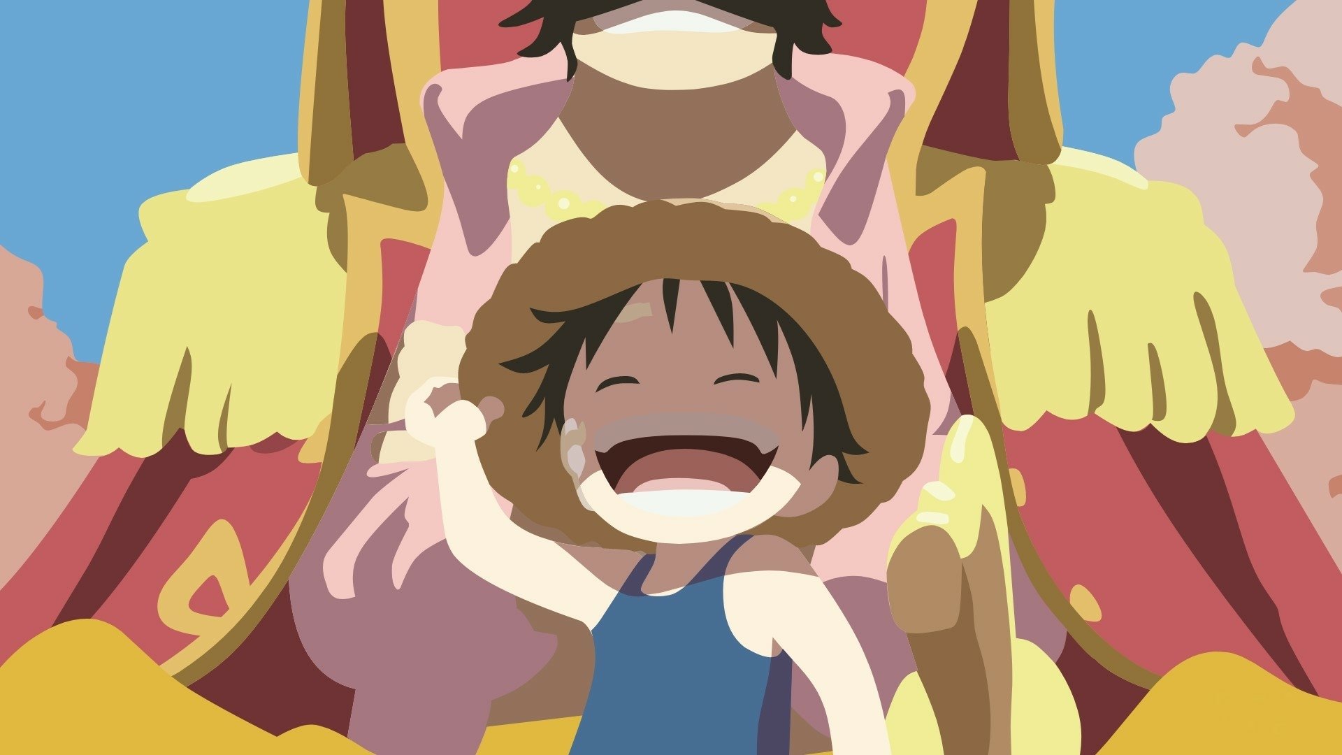 Download Monkey D. Luffy Anime One Piece HD Wallpaper | 1920x1080 ...