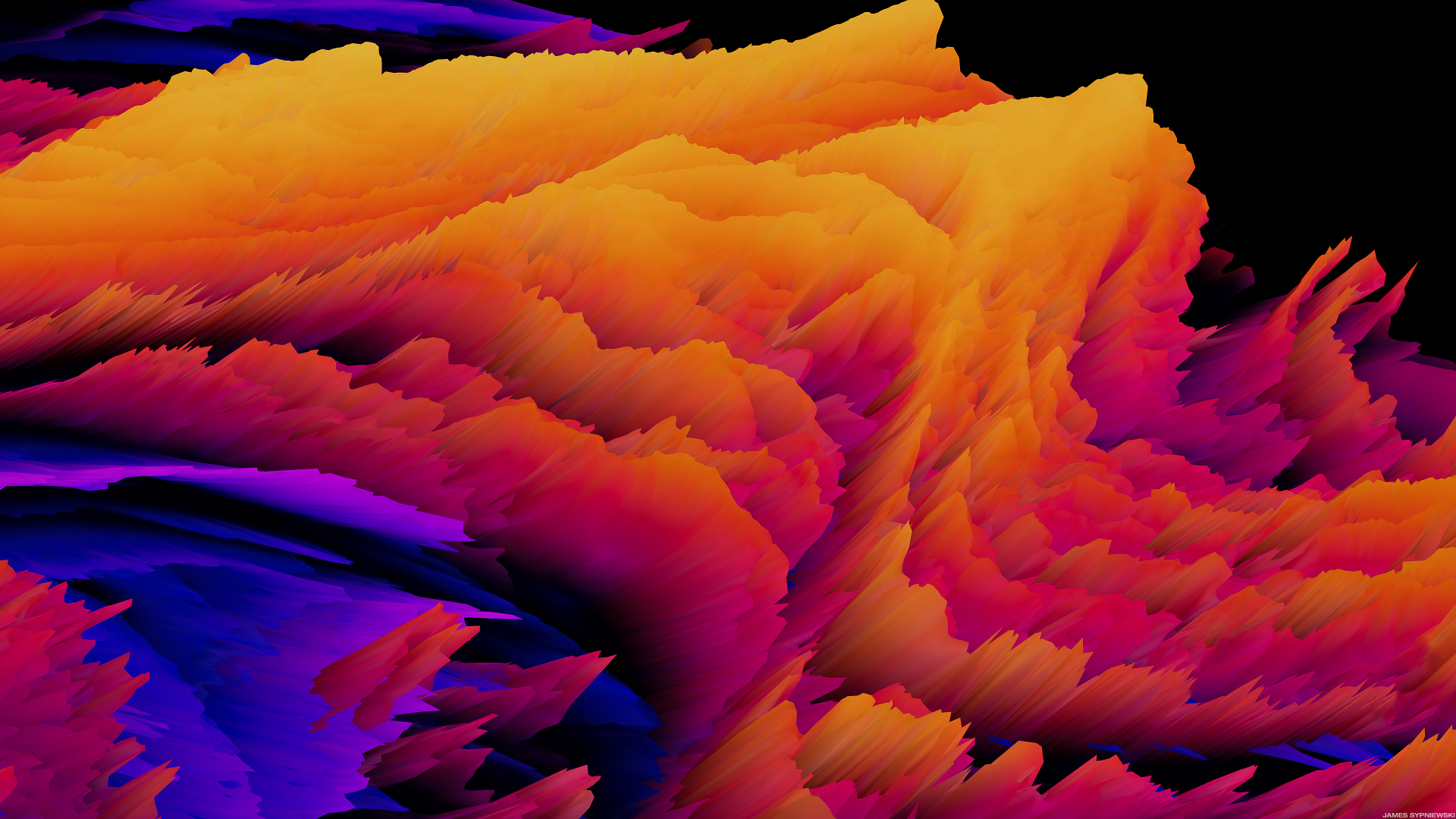 4K Ultra HD Abstract Wave: Vibrant Energy in Motion