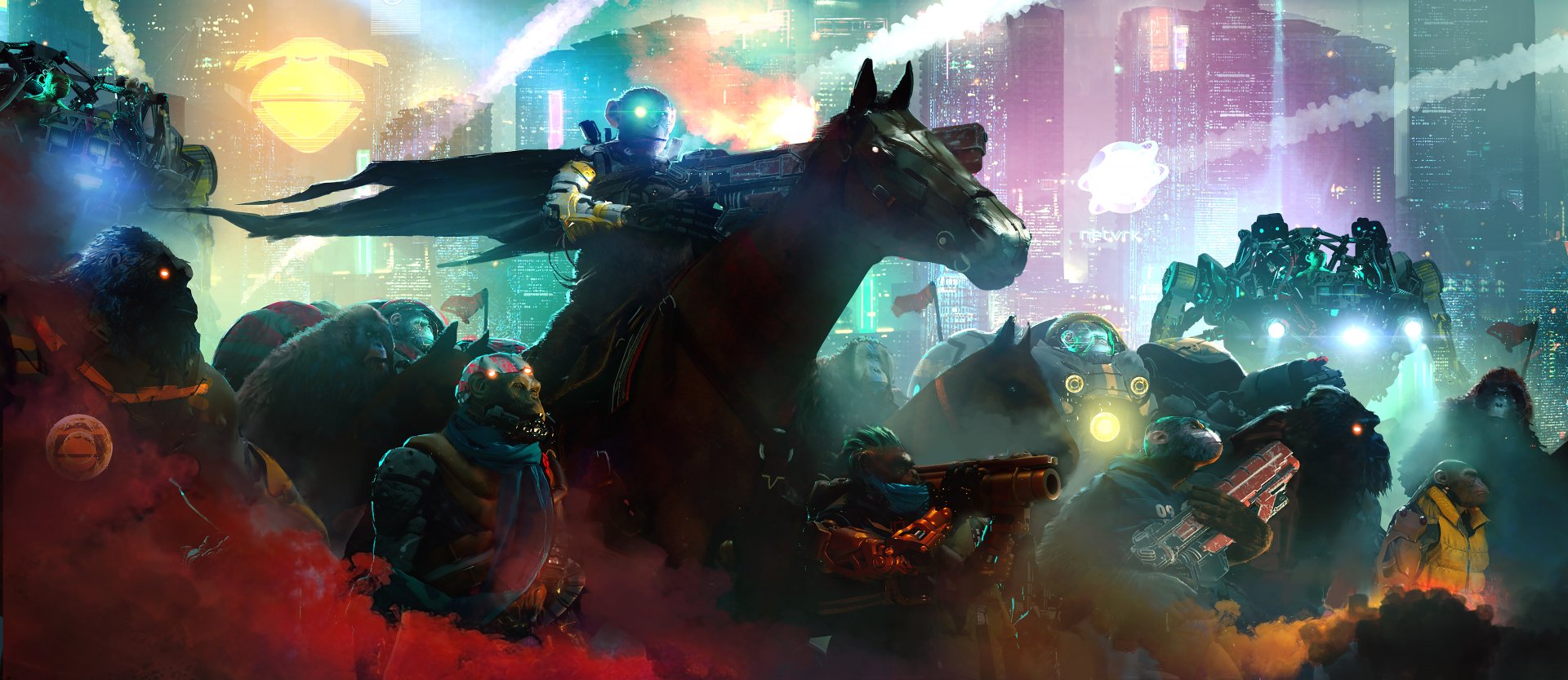 Download Sci Fi Warrior 4k Ultra HD Wallpaper