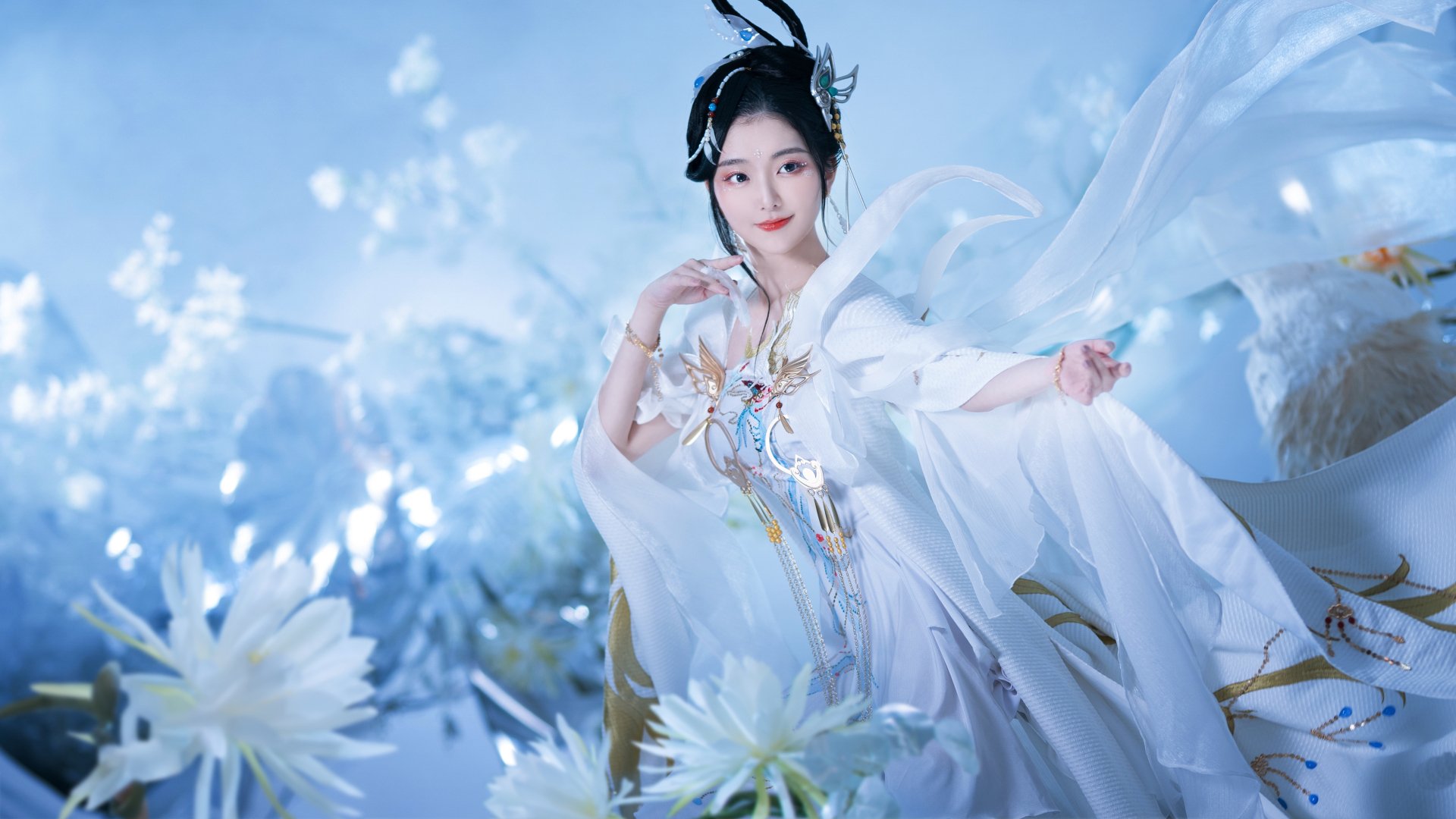 Download Cosplay Chinese Woman Model 4k Ultra HD Wallpaper