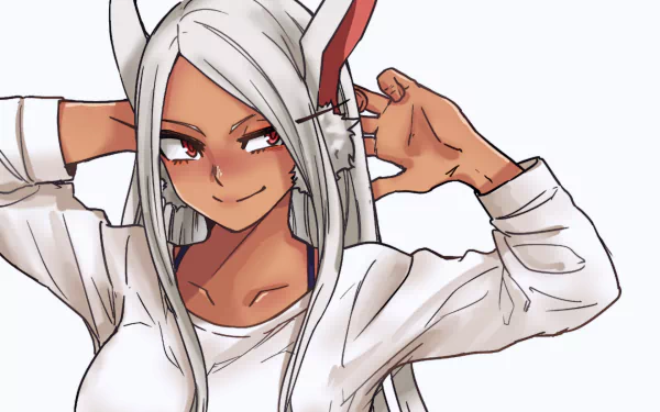 Mirko in Action — My Hero Academia 4K Ultra HD Anime Wallpaper