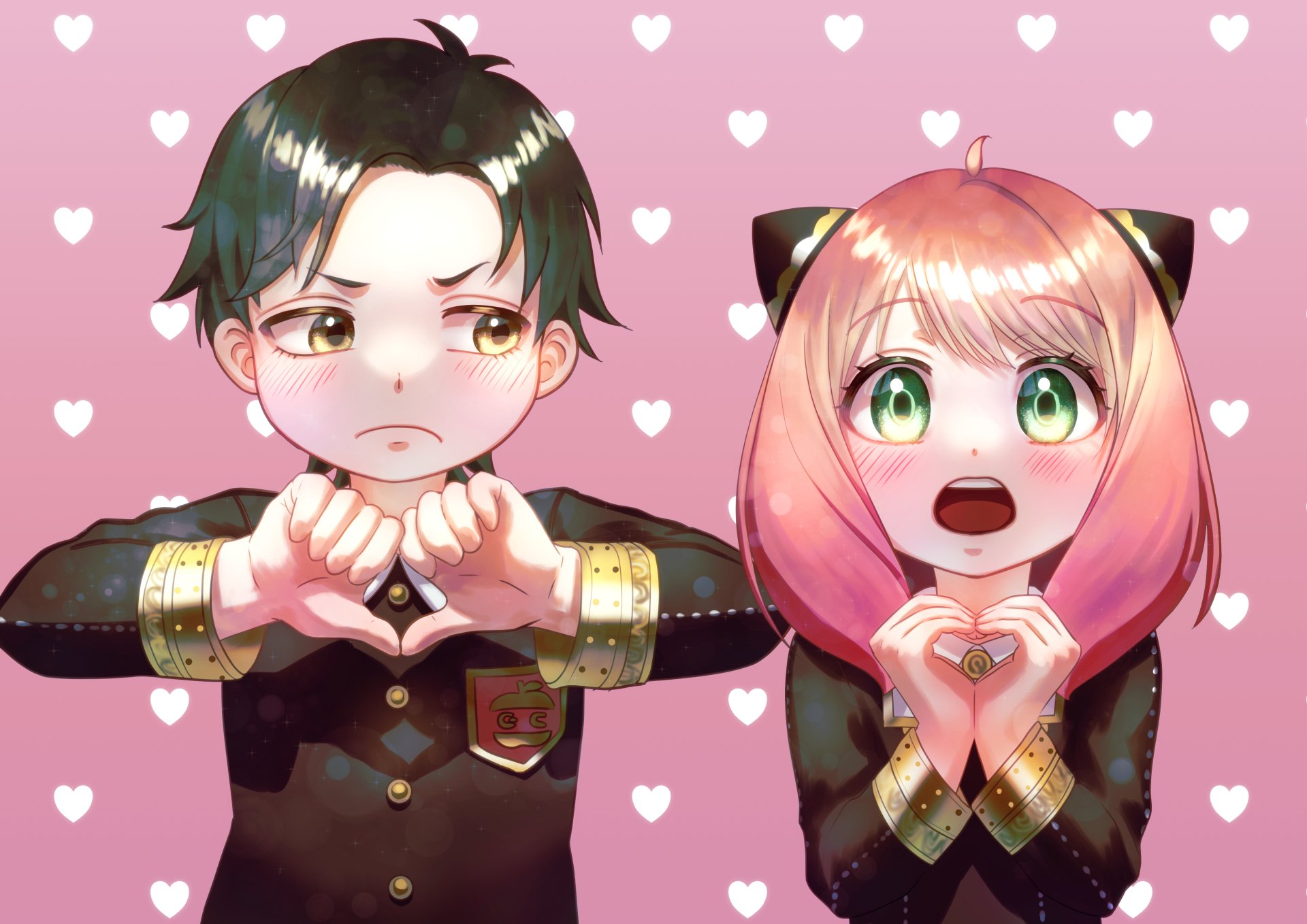 Spy x Family: Anya & Damian — 4K Heartfelt Anime Wallpaper by Dr.ARTemis